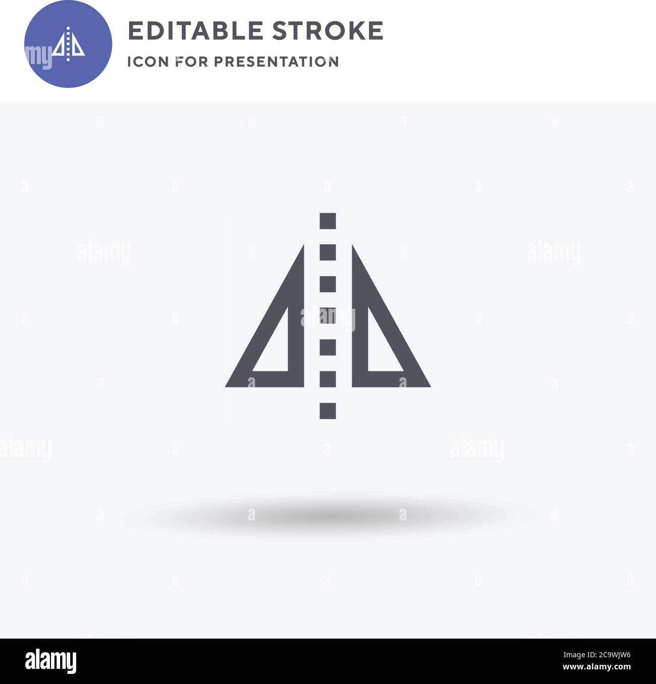 Reflect icon vector, filled flat sign, solid pictogram isolated on ...