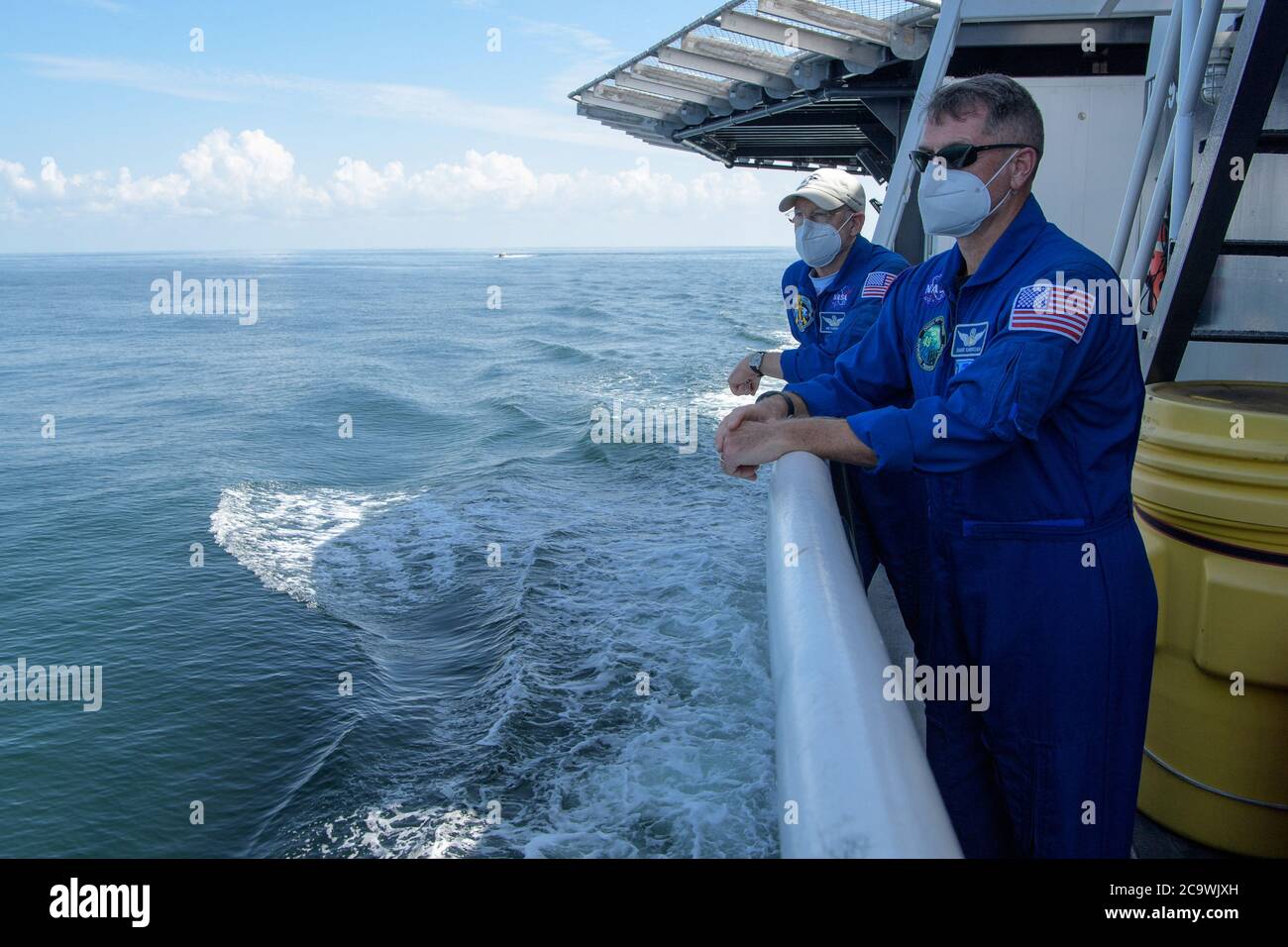 NASA Chief Astronaut Pat Forrester, left, and NASA astronaut and Crew ...