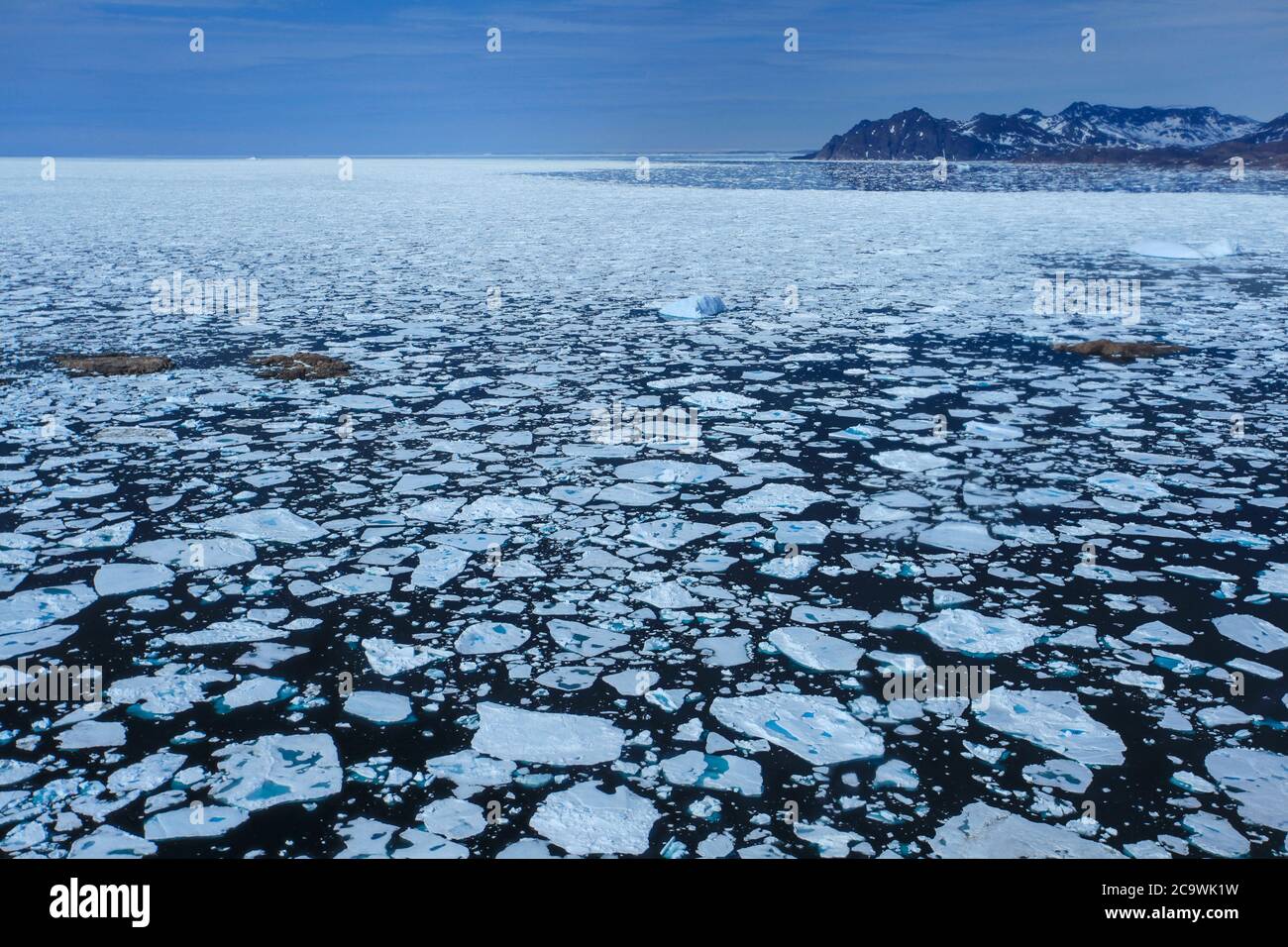 Kulusuk Island, Greenland. Apusiaajik Glacier Stock Photo - Alamy