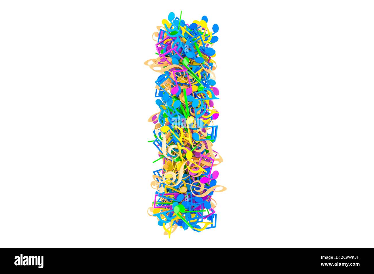 Music Notes Alphabet High Resolution Stock Photography and Images - Alamy