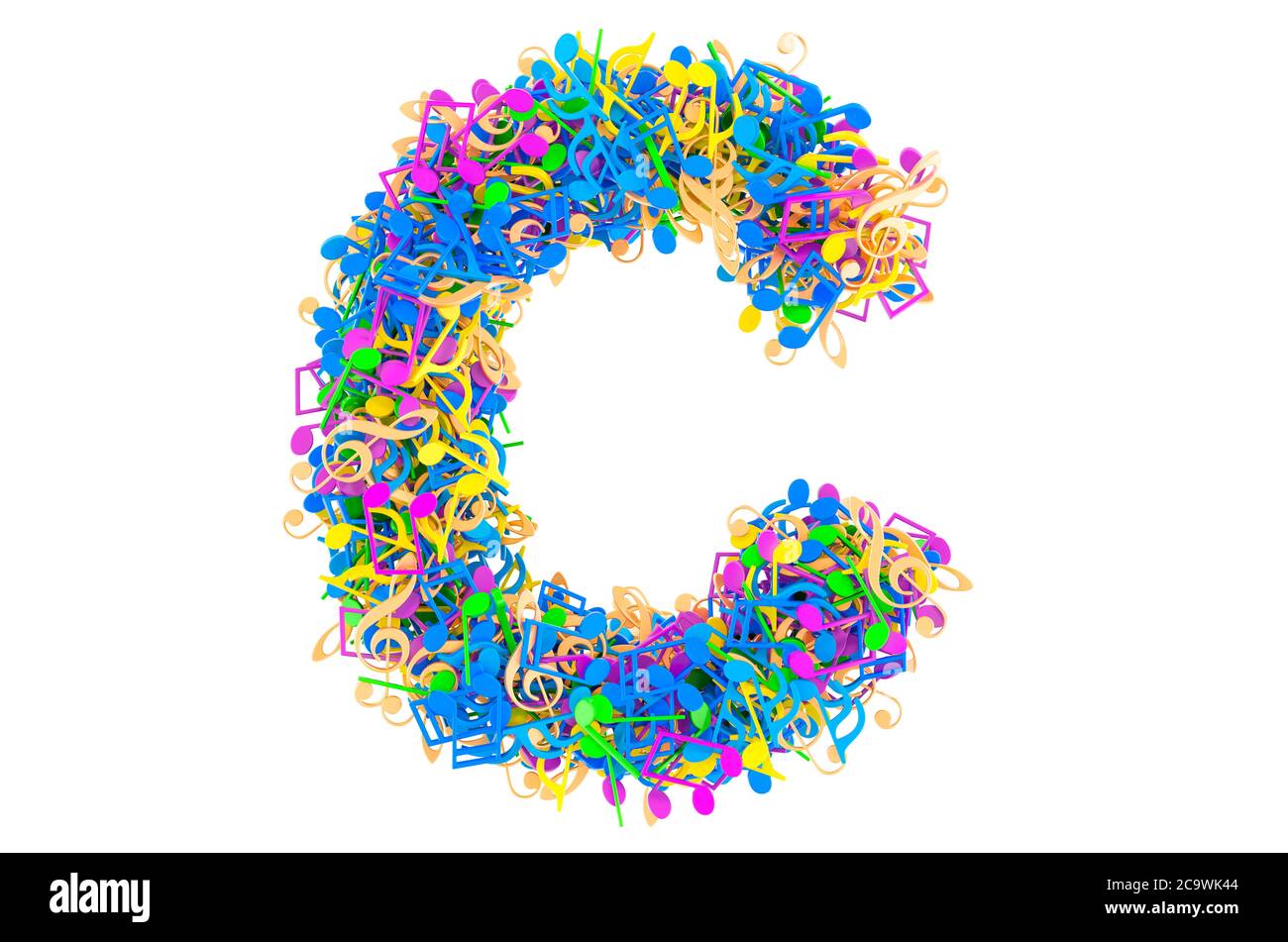 Music Notes Alphabet High Resolution Stock Photography and Images - Alamy