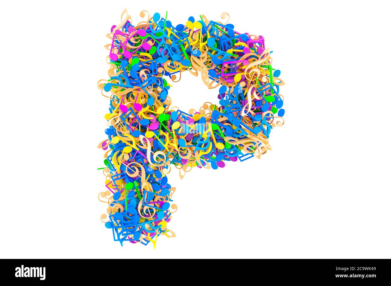 Music notes alphabet hi-res stock photography and images - Alamy