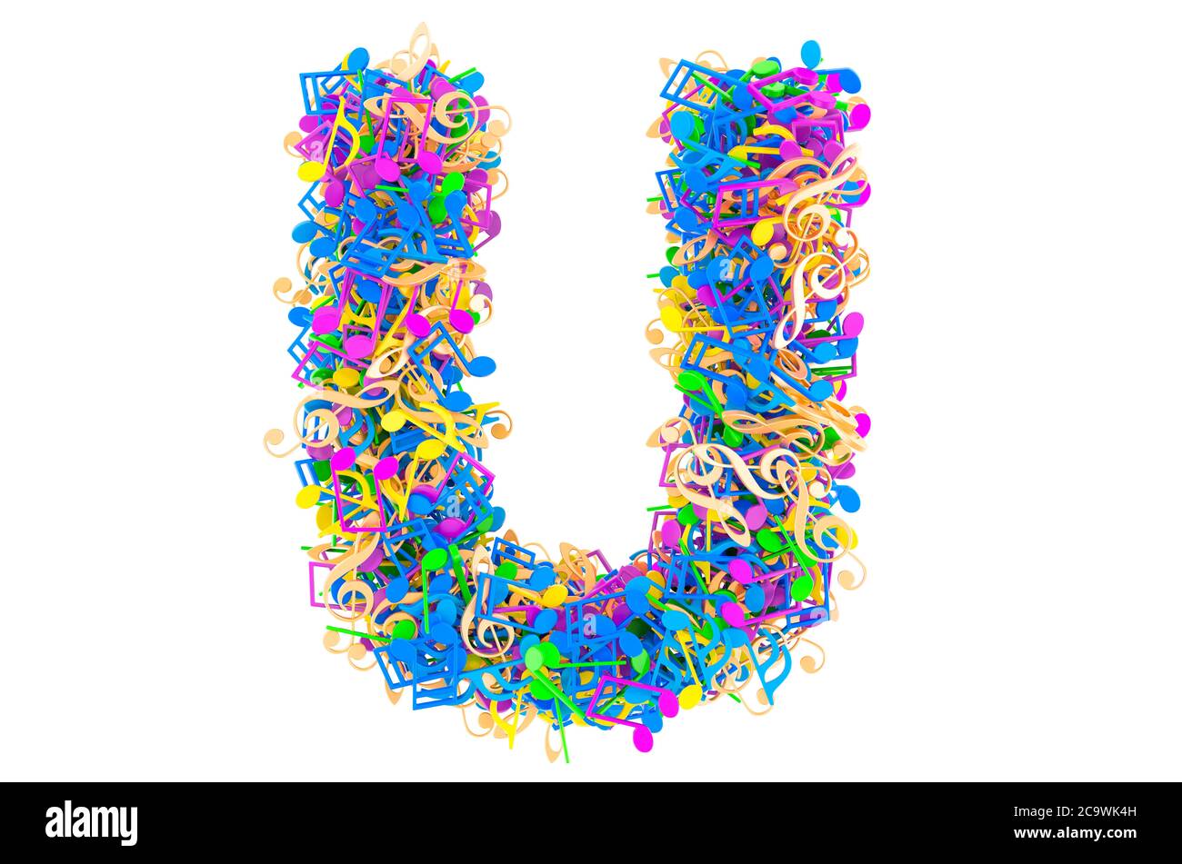 Music notes alphabet hi-res stock photography and images - Alamy