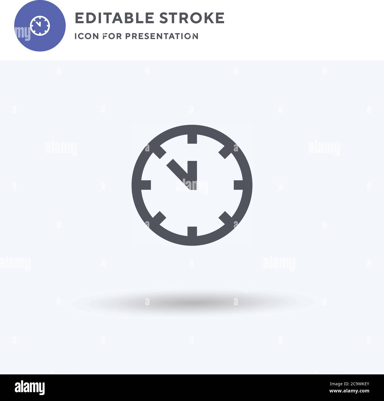 Midnight icon vector, filled flat sign, solid pictogram isolated on ...