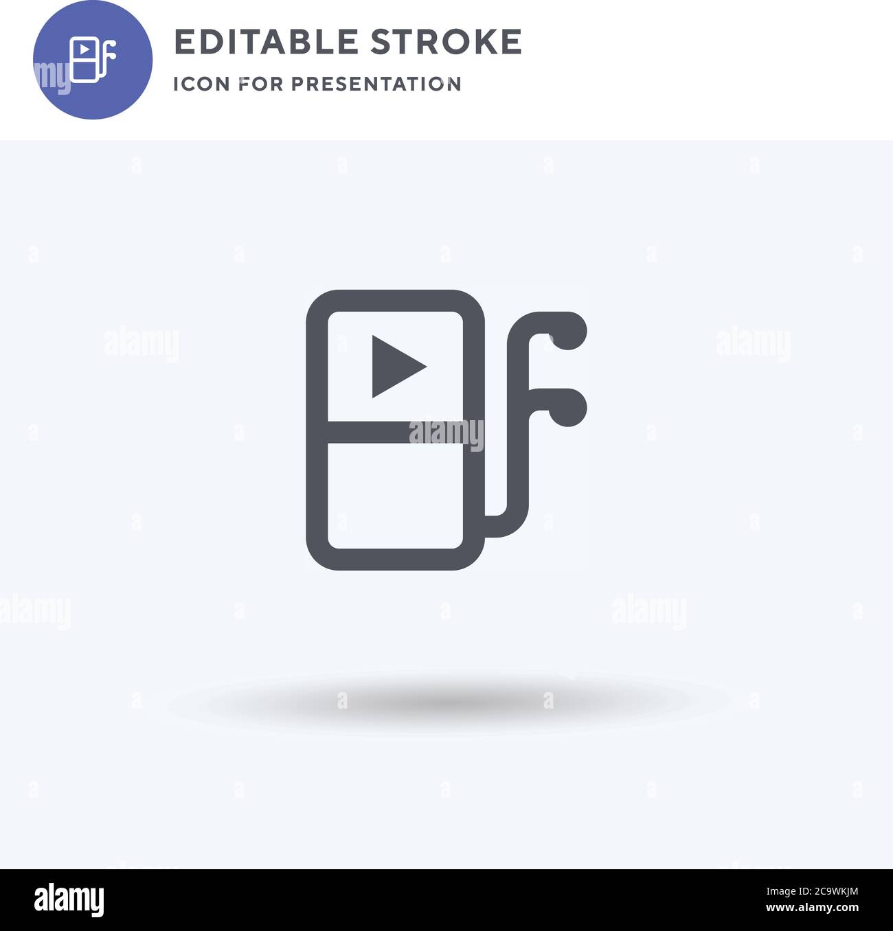 Audio Guide icon vector, filled flat sign, solid pictogram isolated on ...
