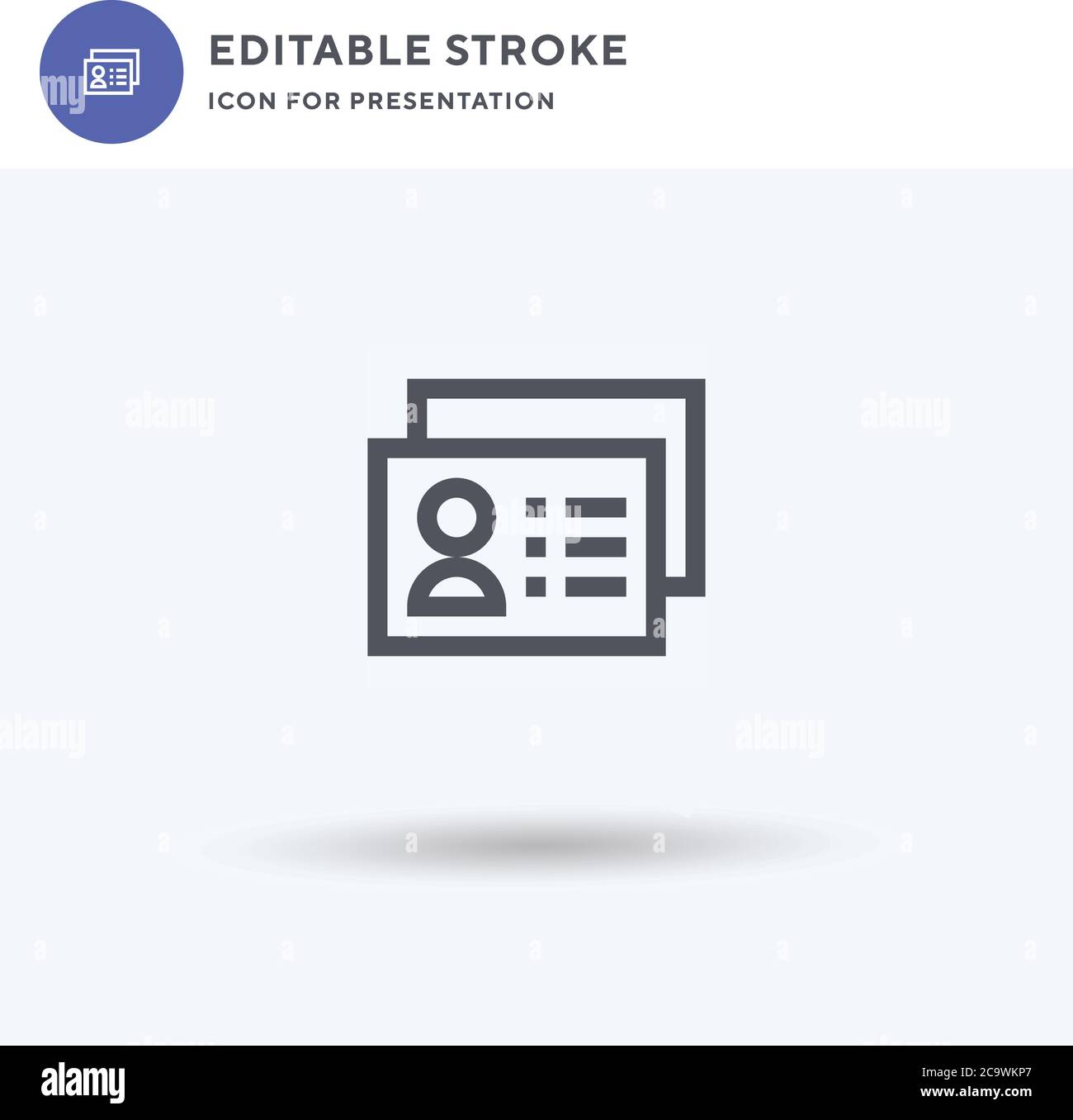 Account icon vector, filled flat sign, solid pictogram isolated on ...