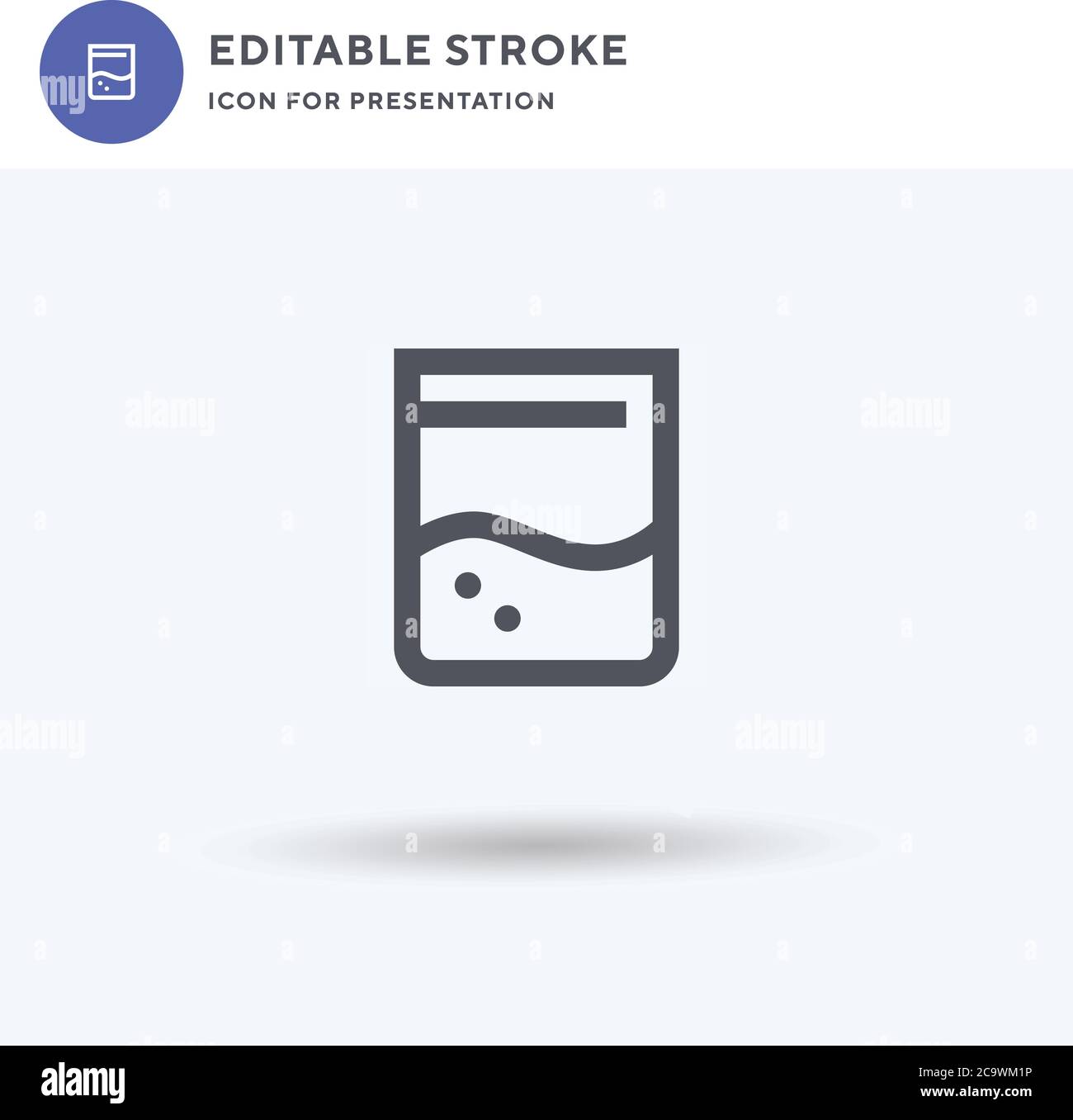 Evidence icon vector, filled flat sign, solid pictogram isolated on ...