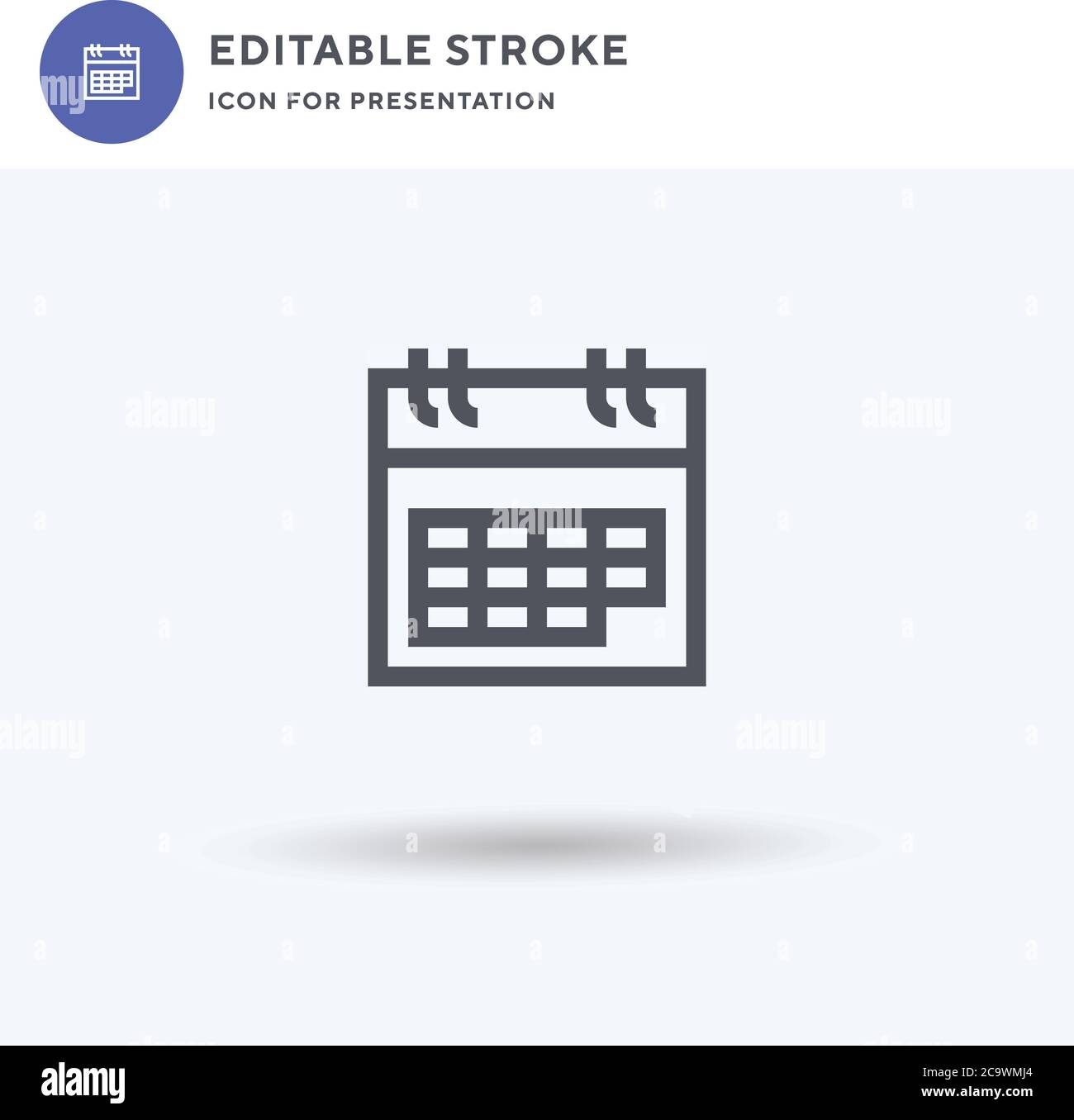 Reminder icon vector, filled flat sign, solid pictogram isolated on ...