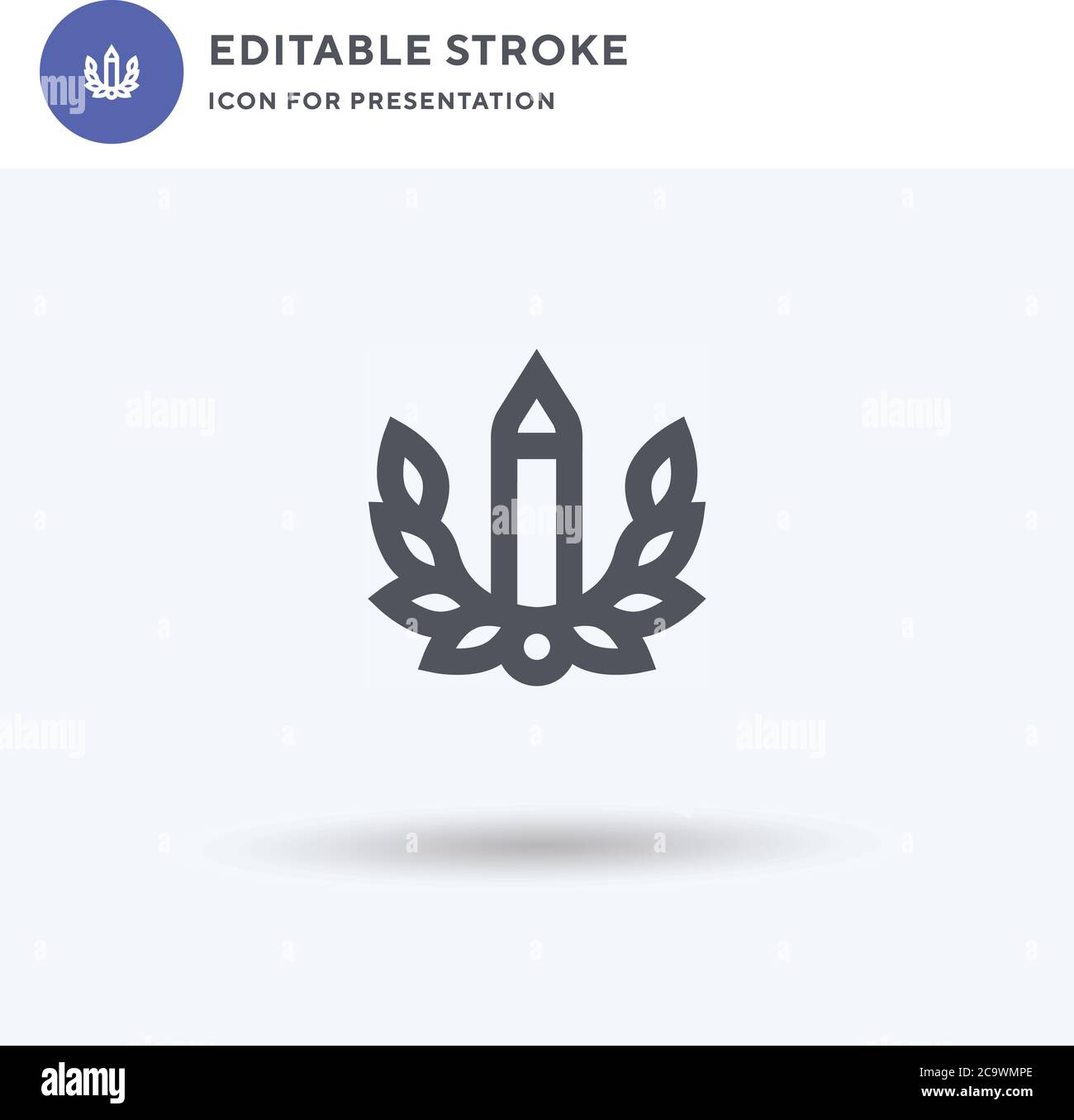 Creativity icon vector, filled flat sign, solid pictogram isolated on ...