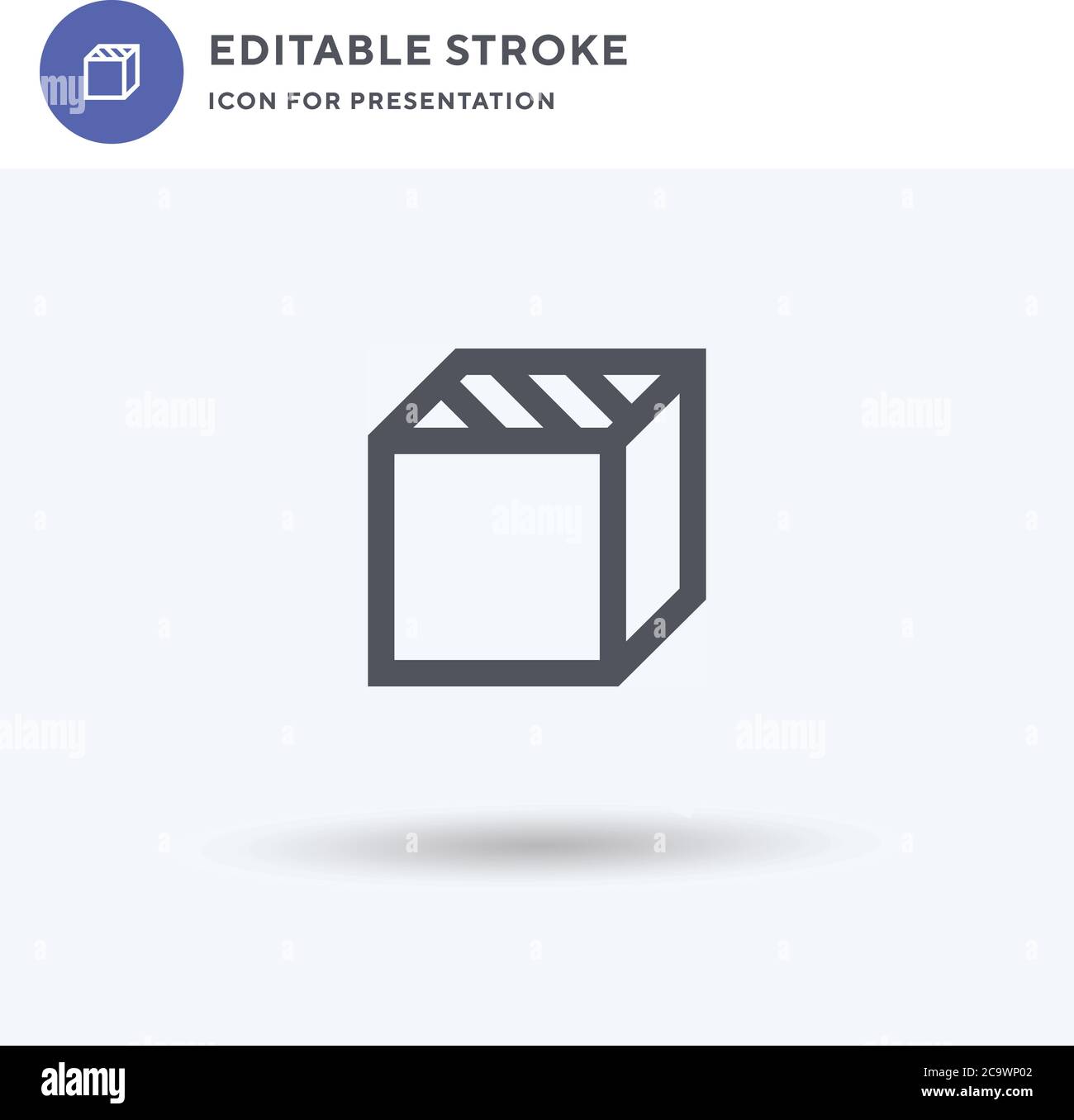 Top View icon vector, filled flat sign, solid pictogram isolated on ...