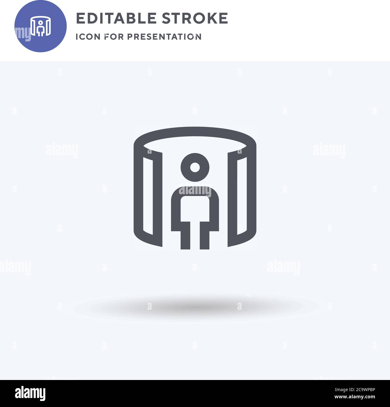 Virtual Reality icon vector, filled flat sign, solid pictogram isolated ...