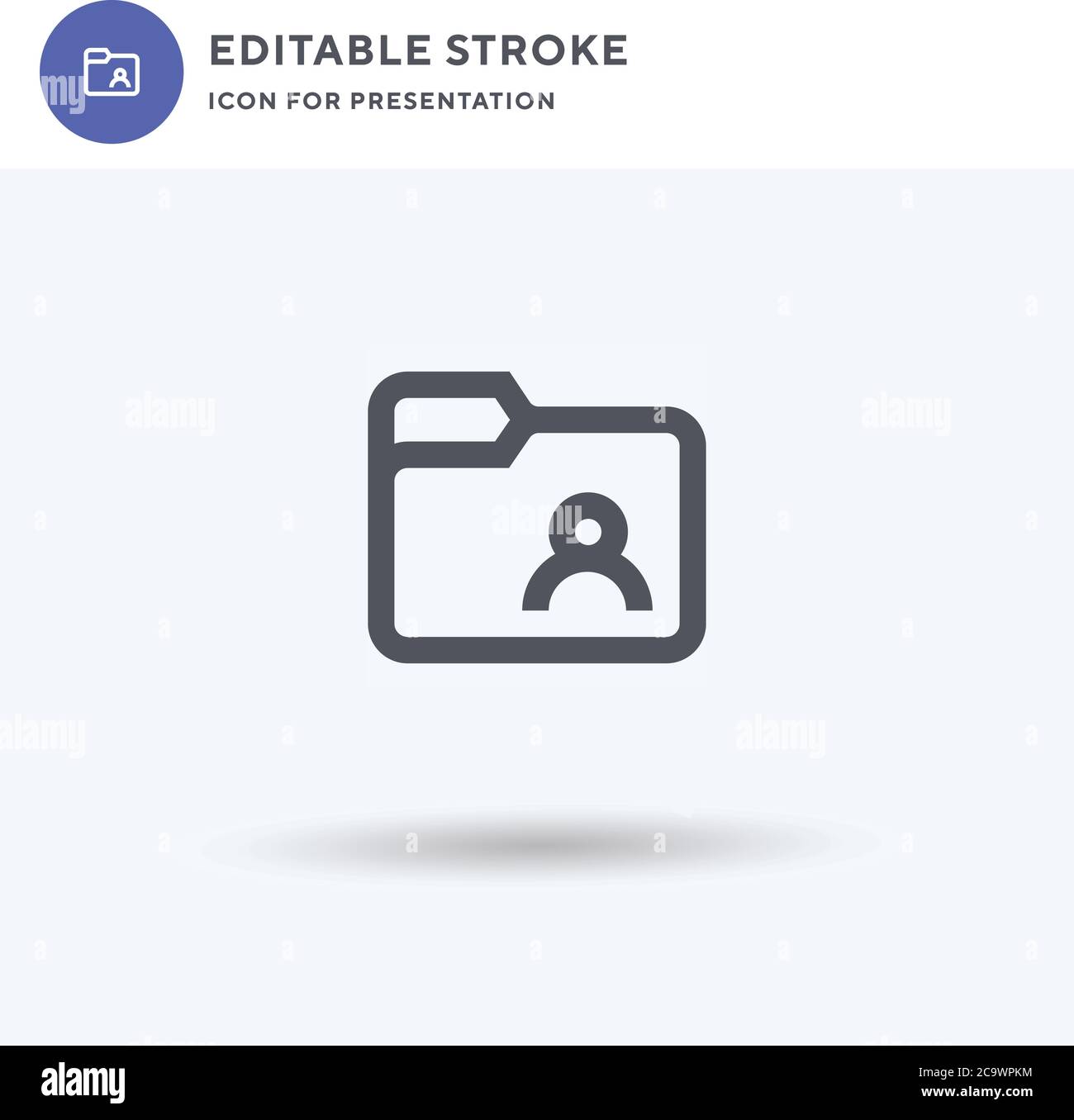 Student Profile icon vector, filled flat sign, solid pictogram isolated ...