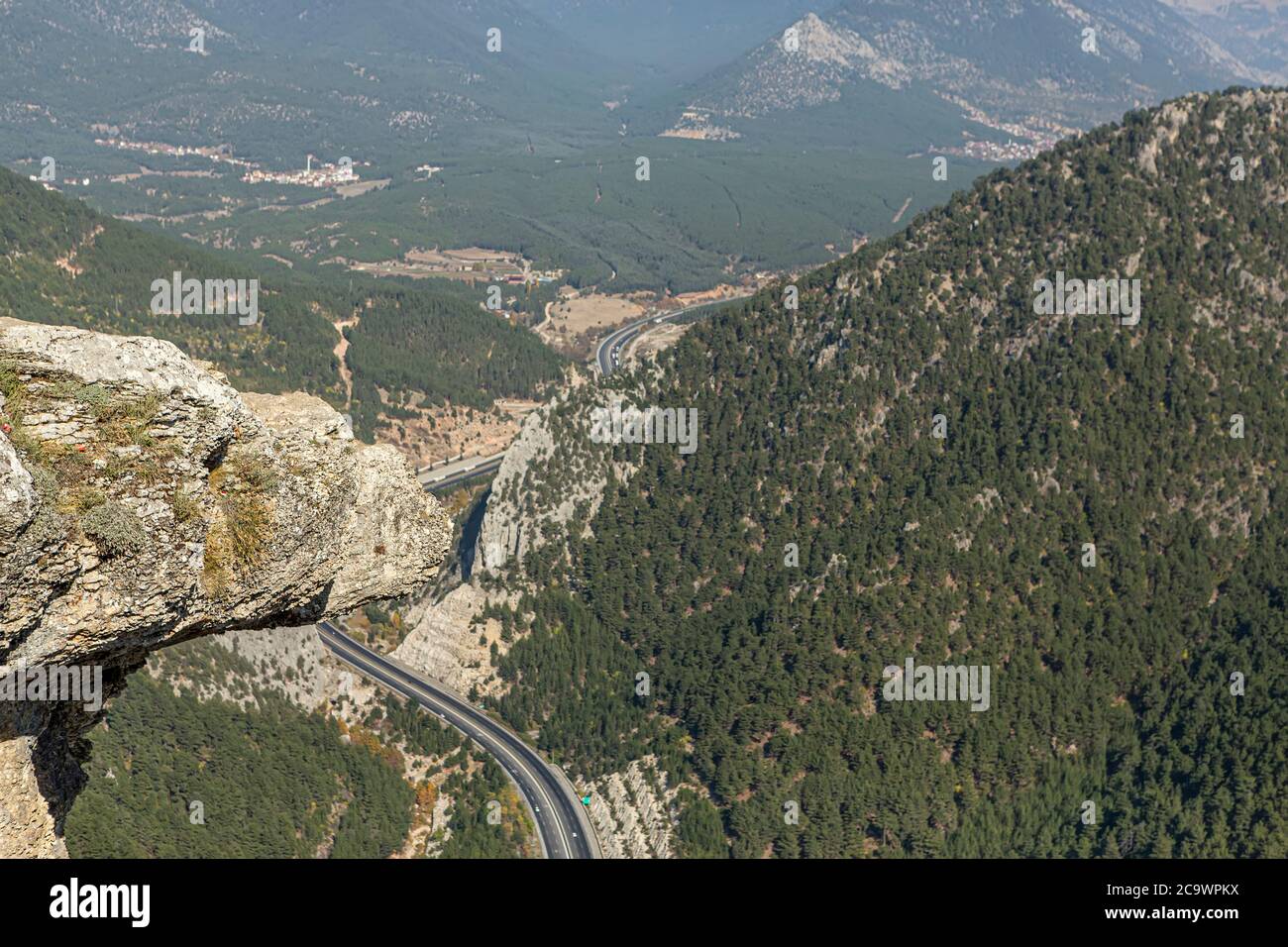 Gulek Castle. Road in the valley (Gulek Bogazı) Adana Turkey Stock ...