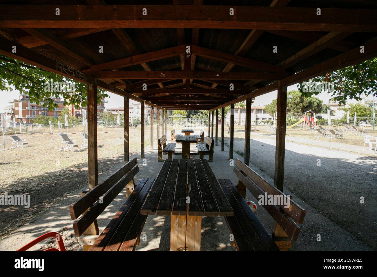 Una delle spiagge urbane ( Torre Maura)organizzate ed allestite dal ...