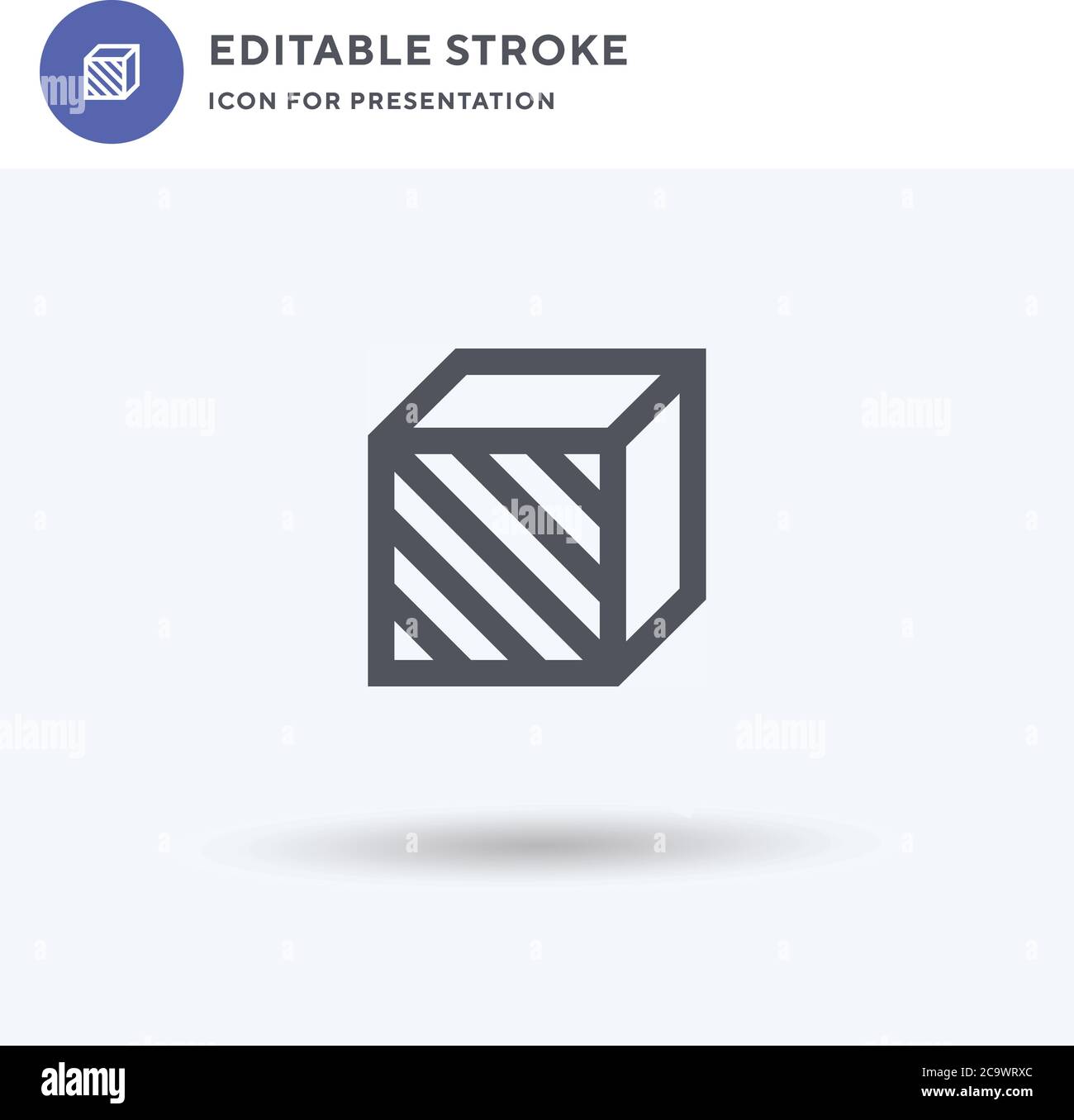 Front View icon vector, filled flat sign, solid pictogram isolated on ...