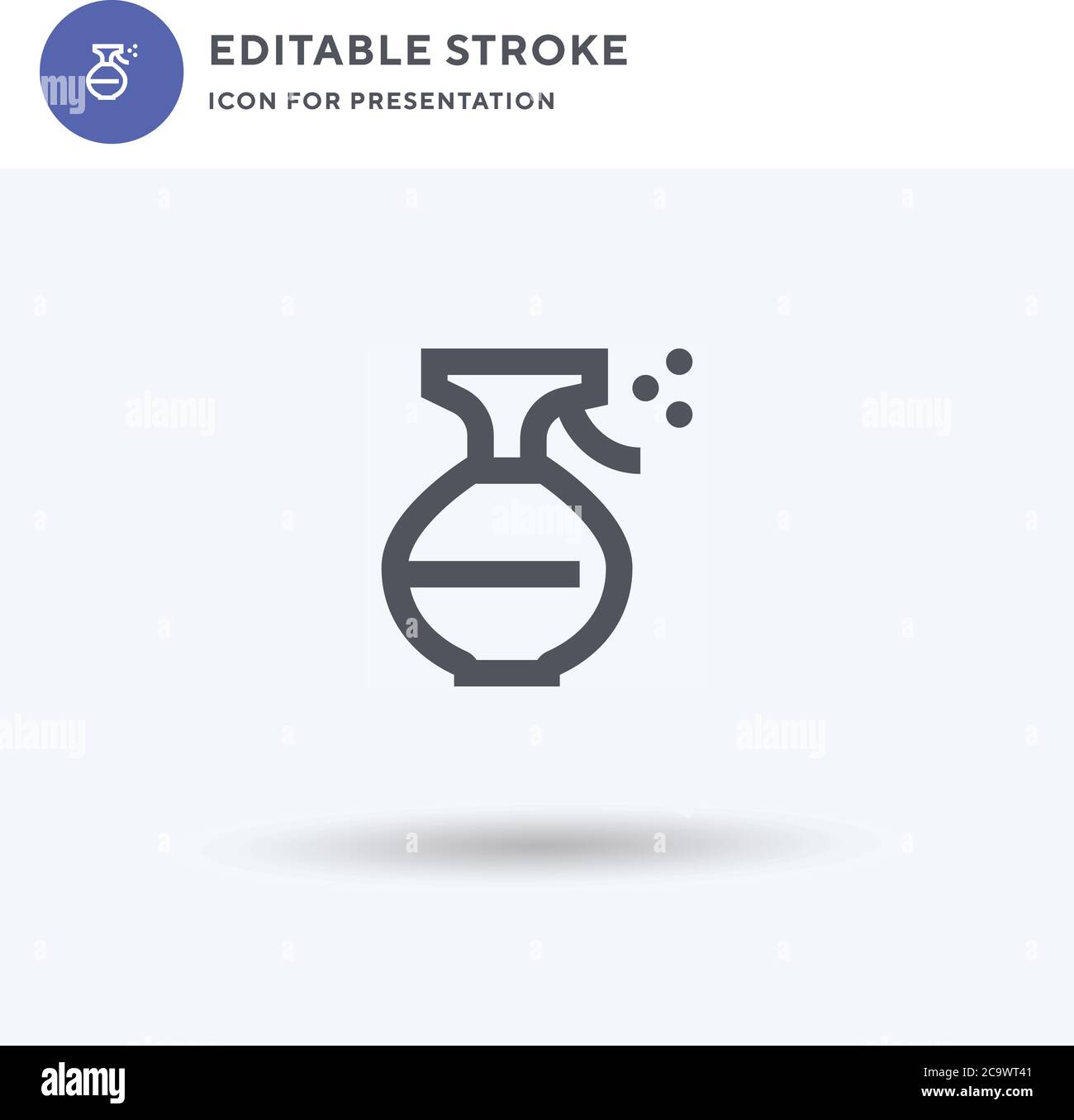 Sprayer icon vector, filled flat sign, solid pictogram isolated on ...