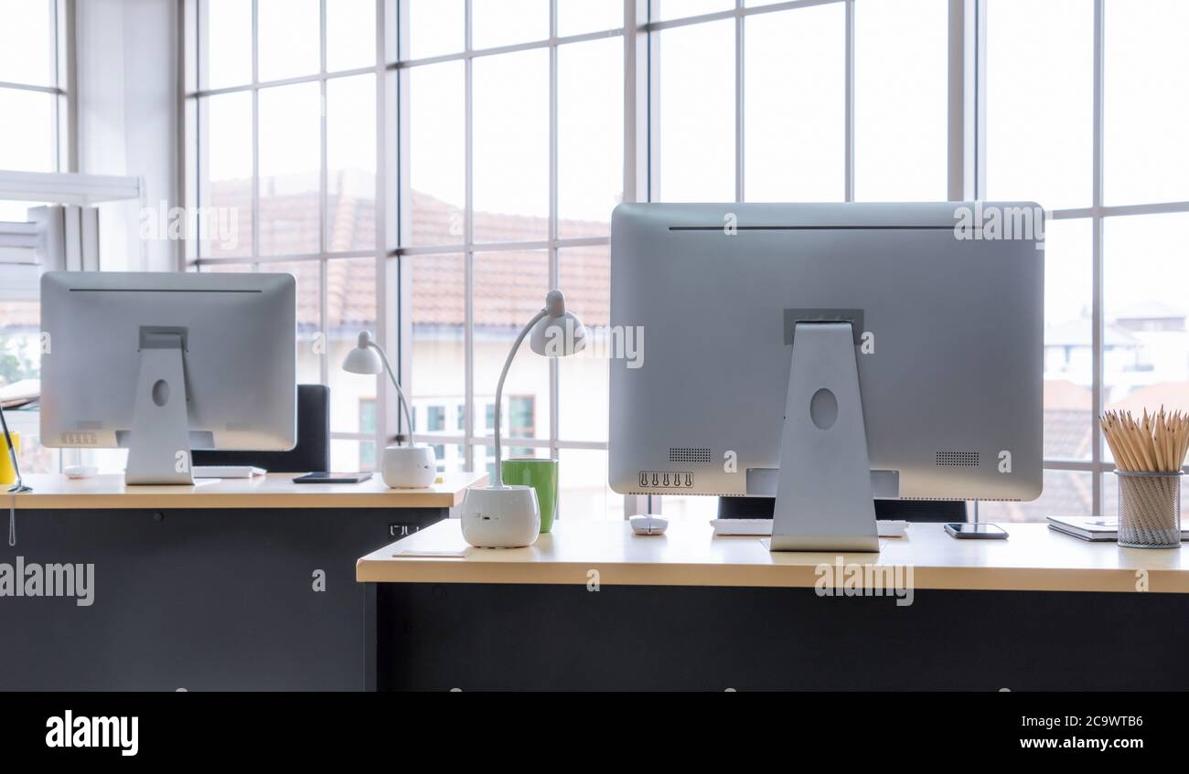 Office pc workstation hi-res stock photography and images - Alamy