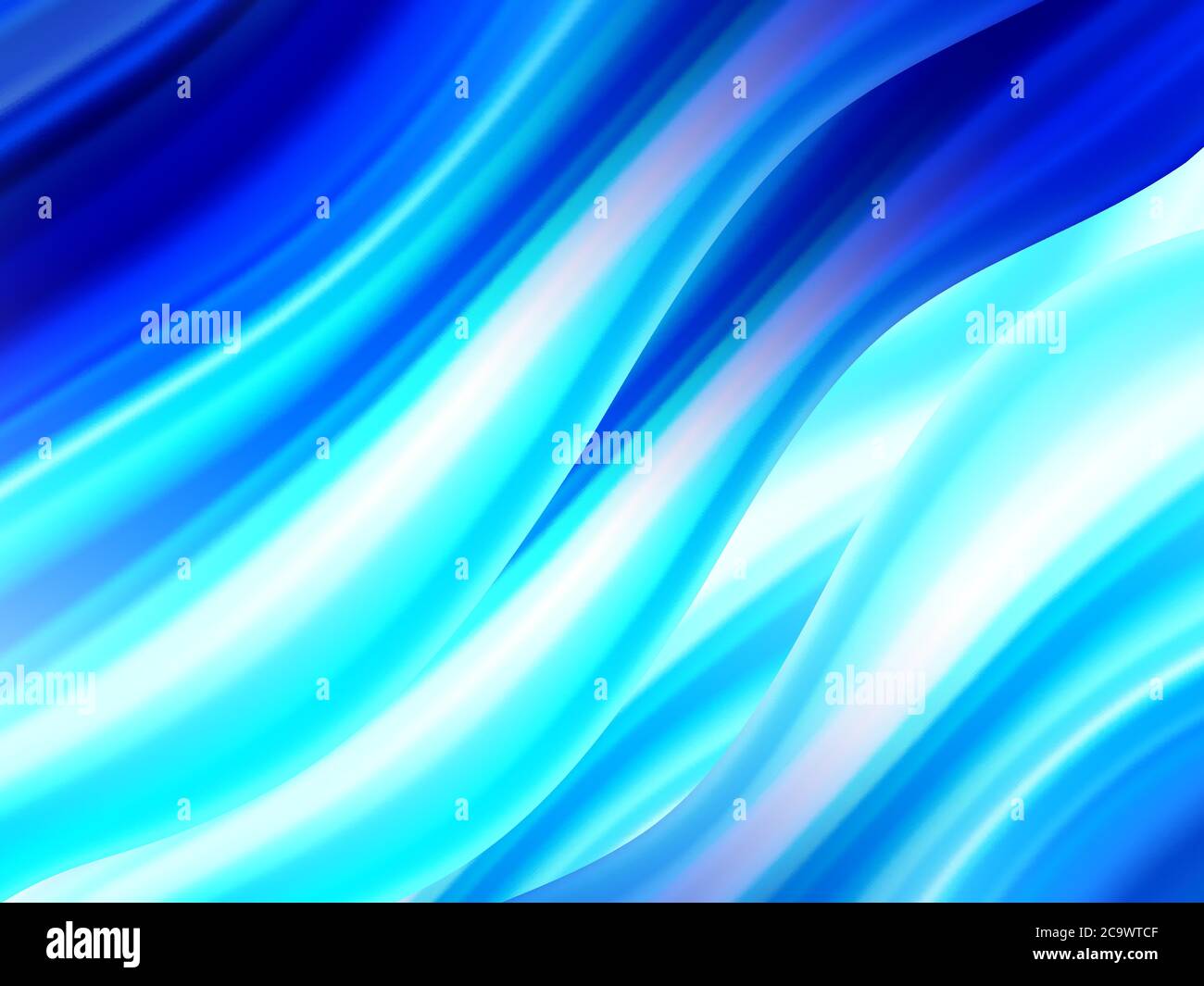 Modern blue flow poster Liquid wavy shape color background Wave flow ...