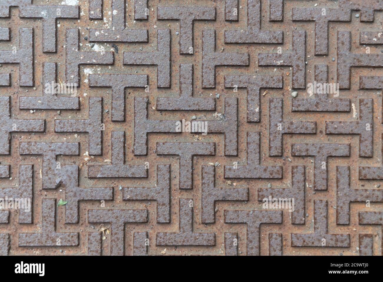 pattern style of steel floor for background Stock Photo - Alamy