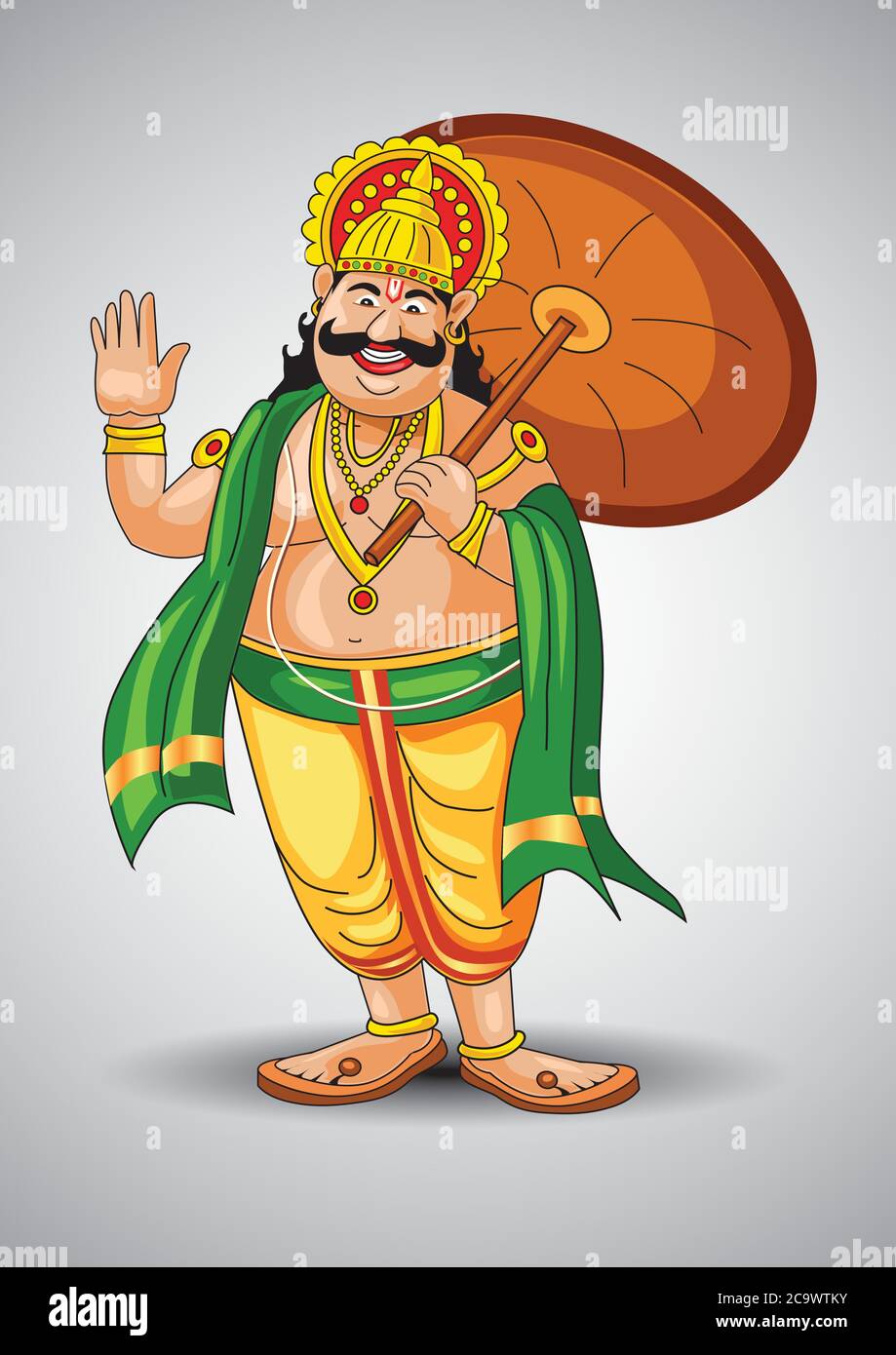 mahabali or mavli, Kerala old king. he is coming for every year onam ...