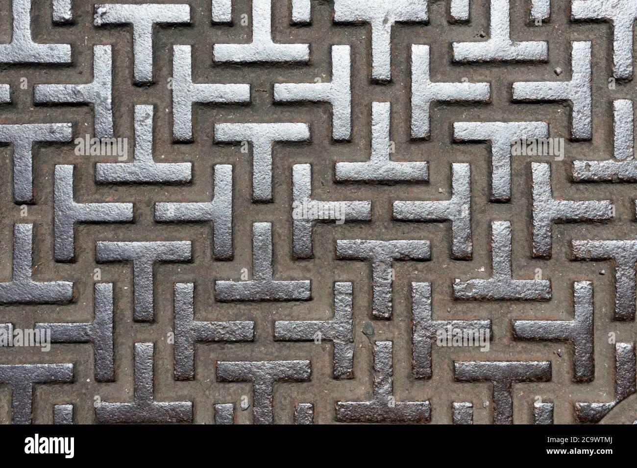 pattern style of steel floor for background Stock Photo - Alamy