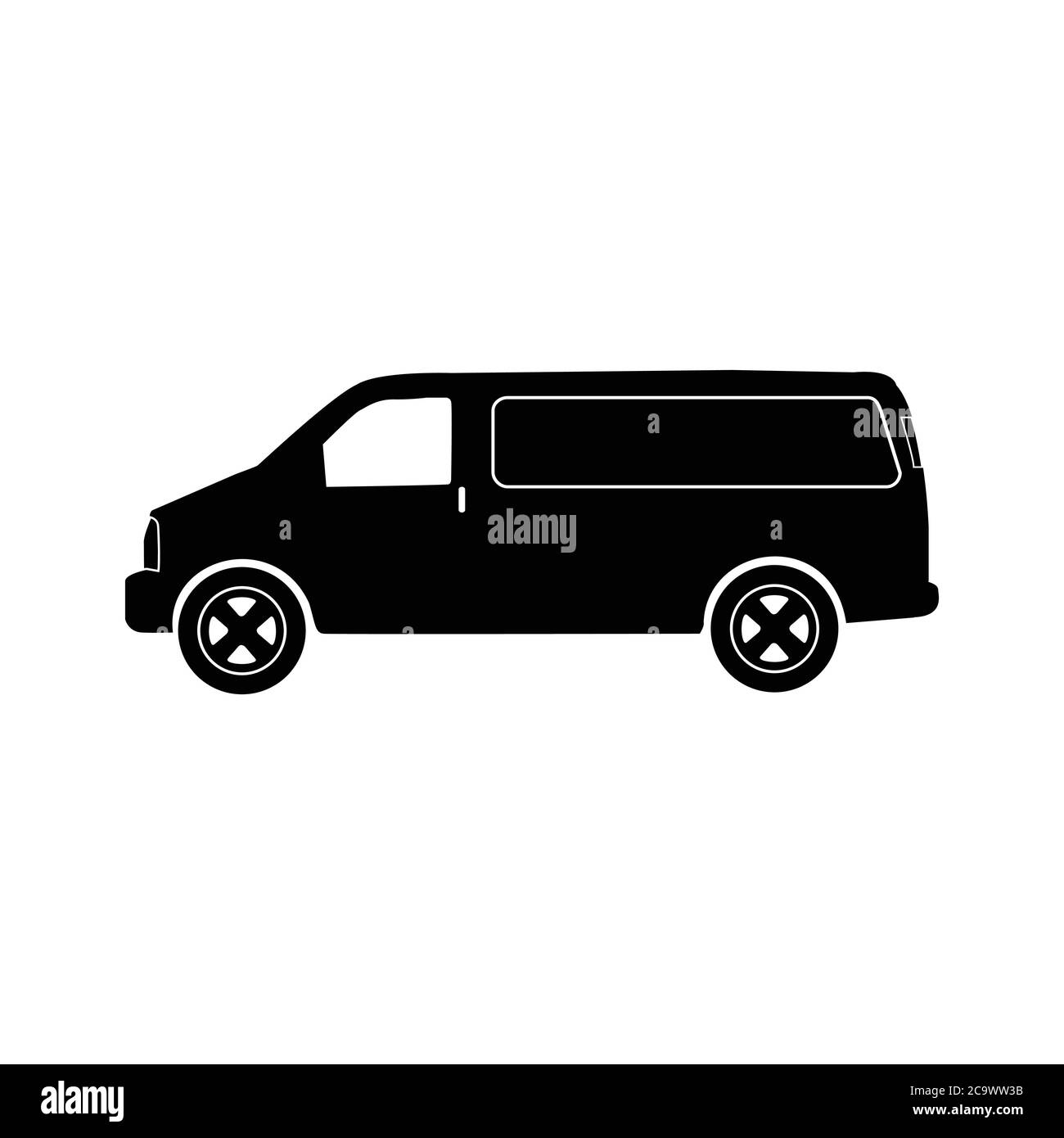 Van car Stock Vector Images - Alamy