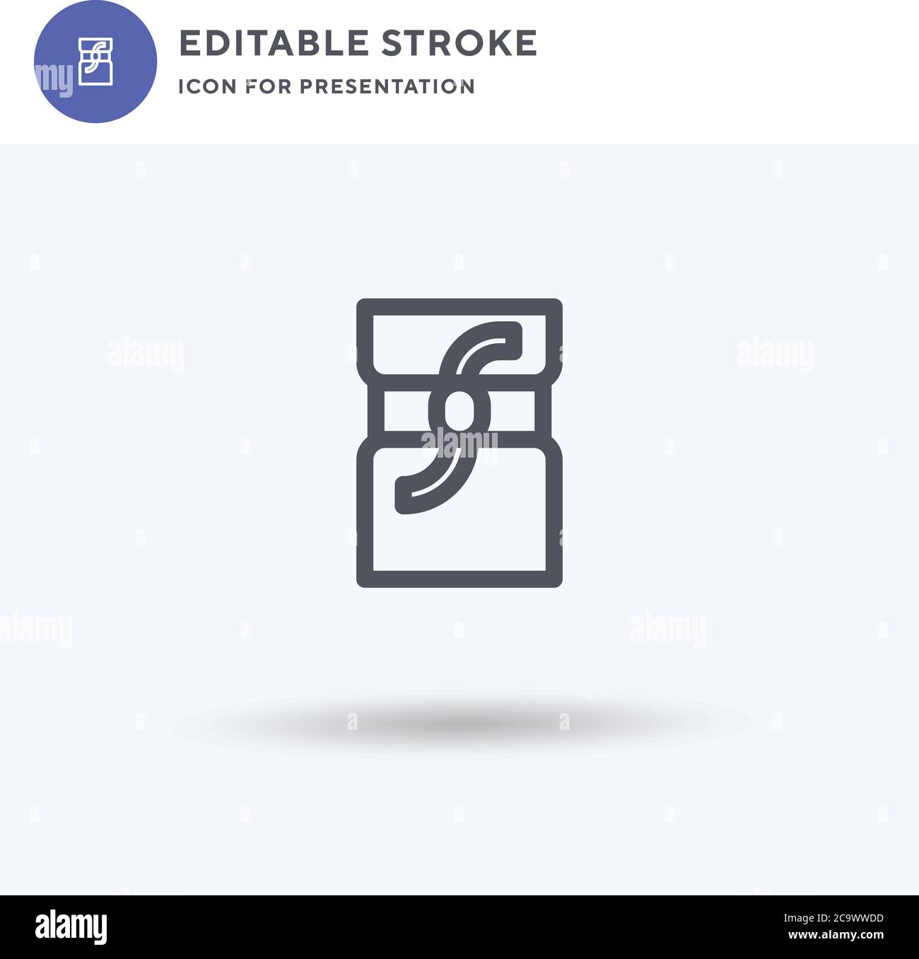 Gum icon vector, filled flat sign, solid pictogram isolated on white ...