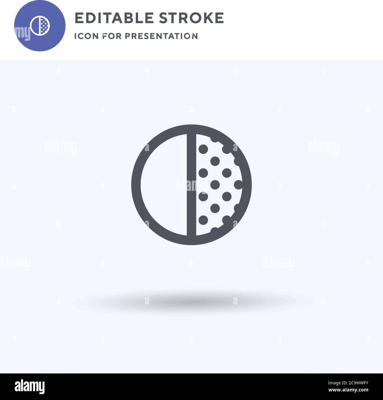 Moon Phase icon vector, filled flat sign, solid pictogram isolated on ...