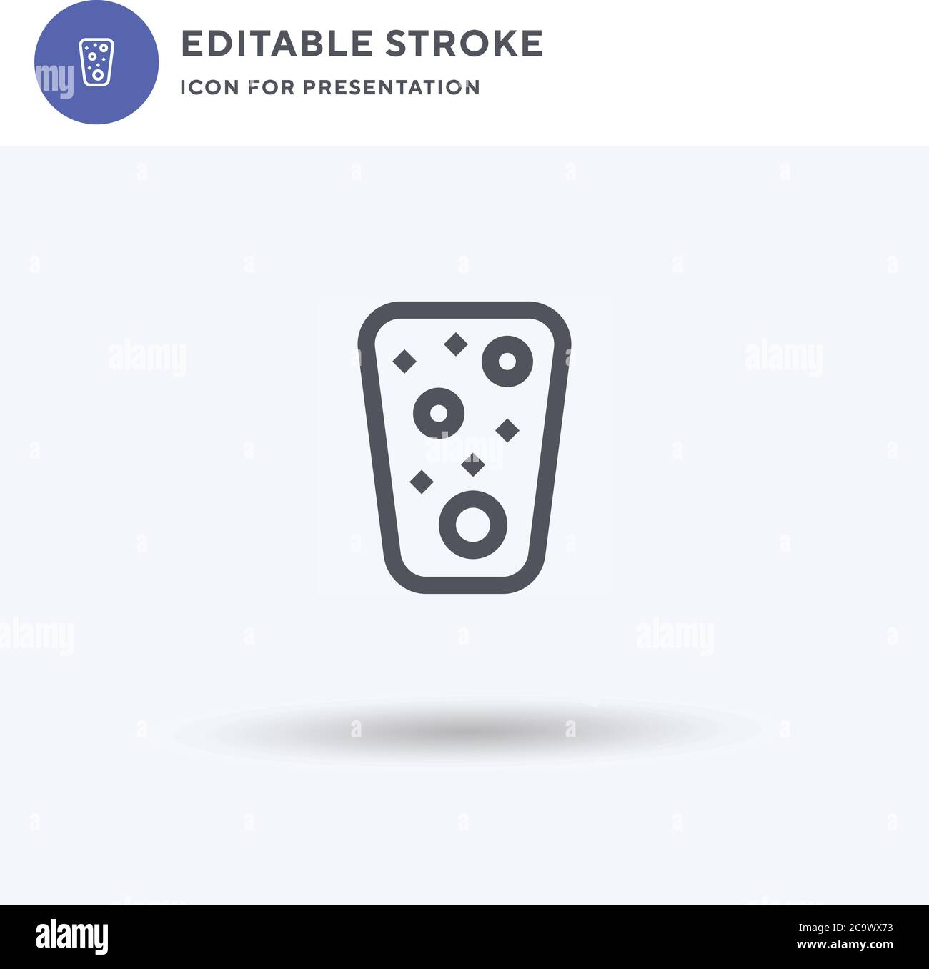 Cork icon vector, filled flat sign, solid pictogram isolated on white ...