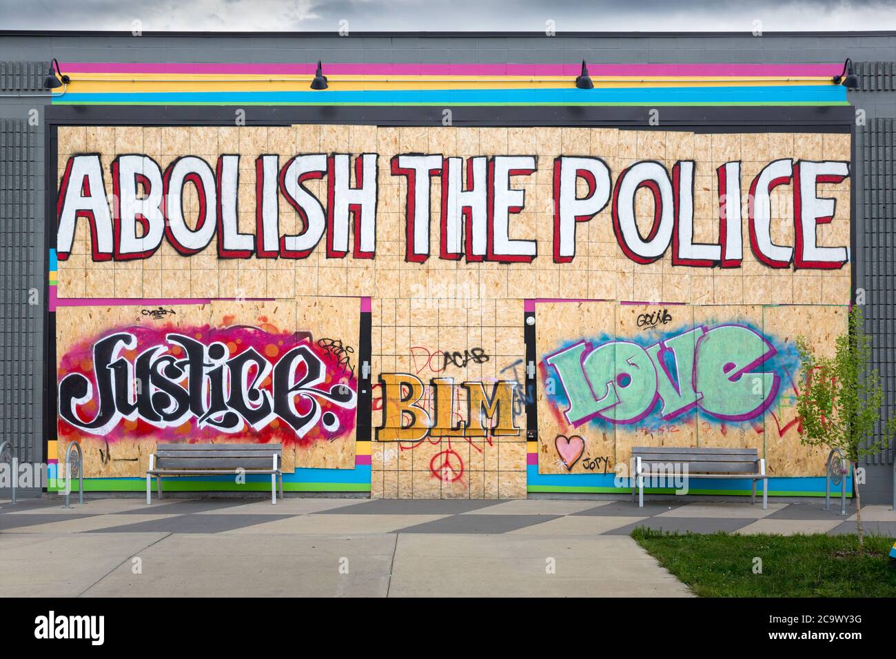 Anti police graffiti hi-res stock photography and images - Alamy