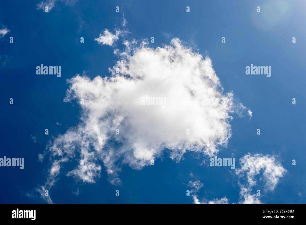 Cloud Shapes on Blue Sky, Abstract Cloud shapes with beautiful blue sky ...