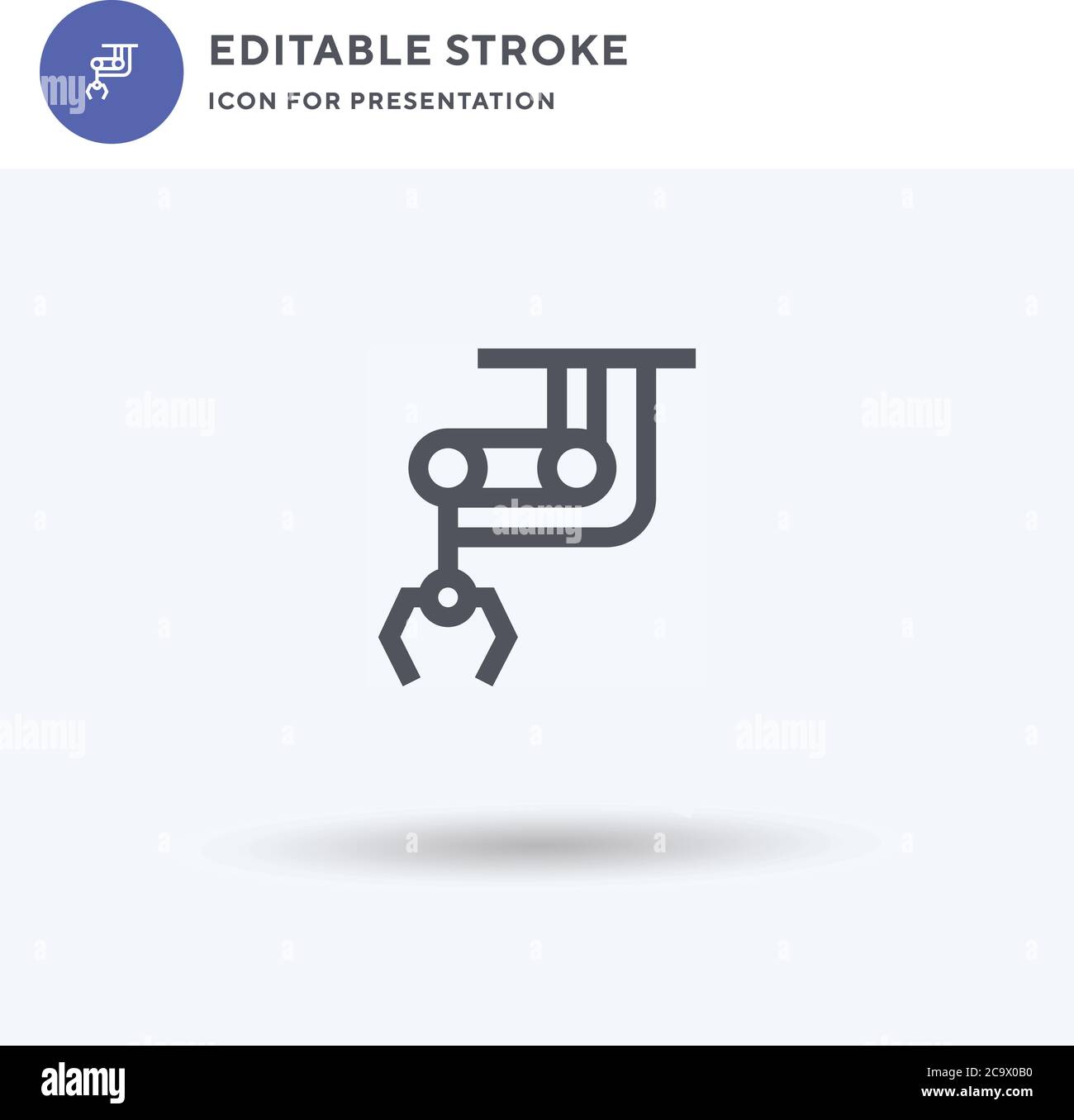 Machine icon vector, filled flat sign, solid pictogram isolated on ...