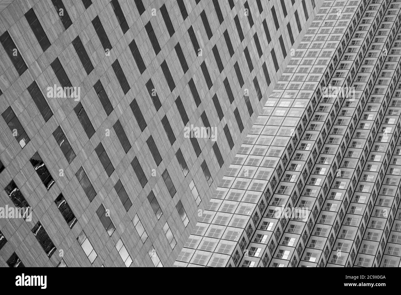 Where business creating future. Skyscraper modern city architecture ...