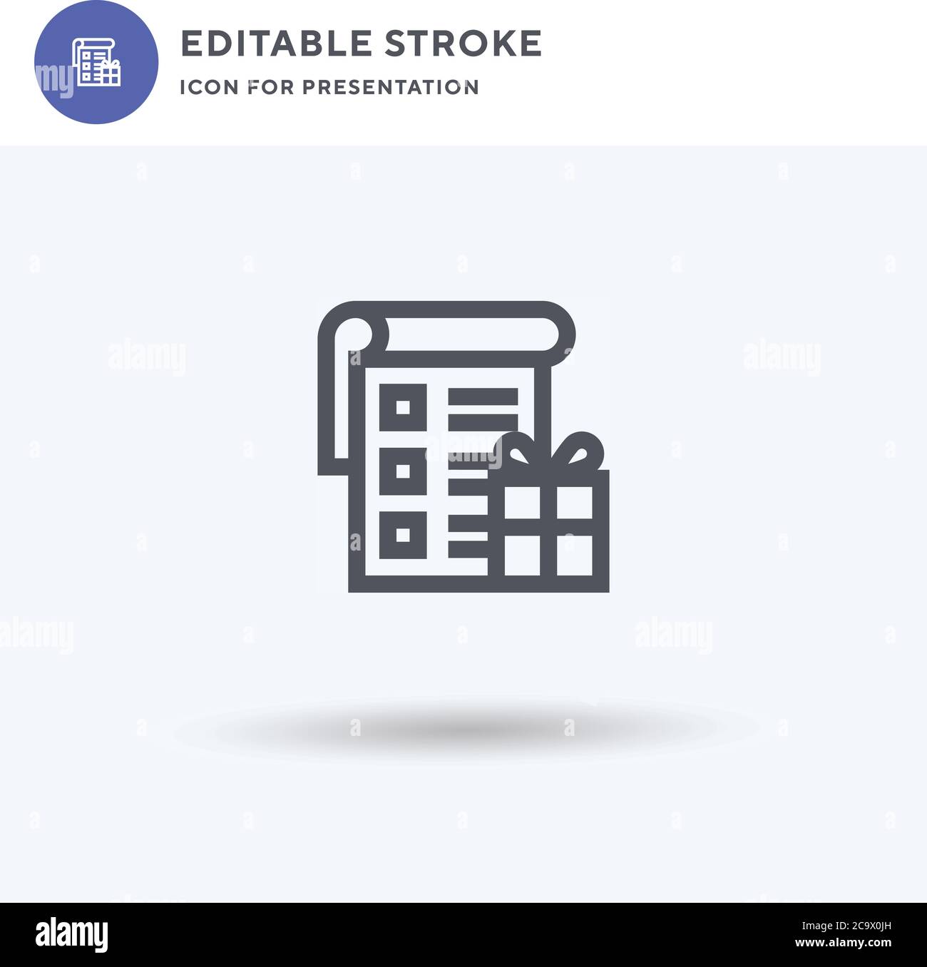 Wishlist icon vector, filled flat sign, solid pictogram isolated on ...