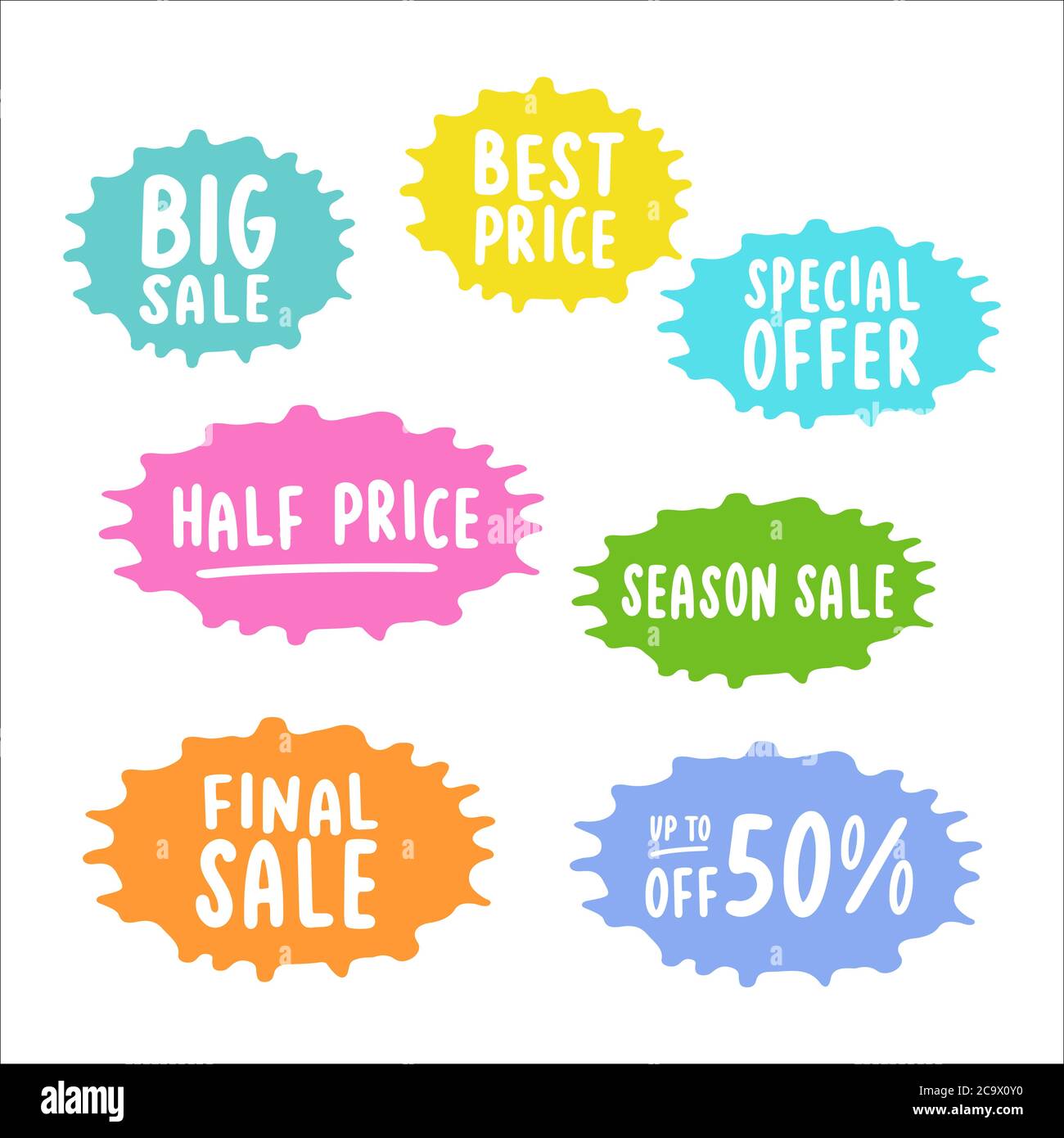 Handwritten price tag Stock Vector Images - Alamy