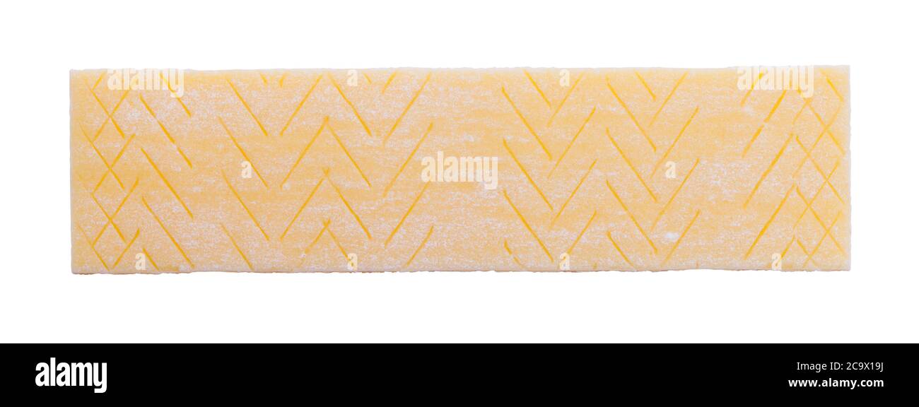 Piece of Yellow Chewing Gum Isolated on White Stock Photo - Alamy