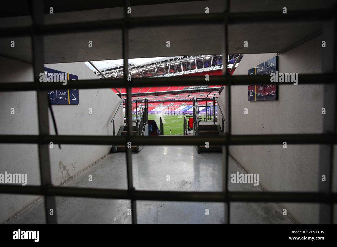 Wembley stadium seating hi-res stock photography and images - Alamy