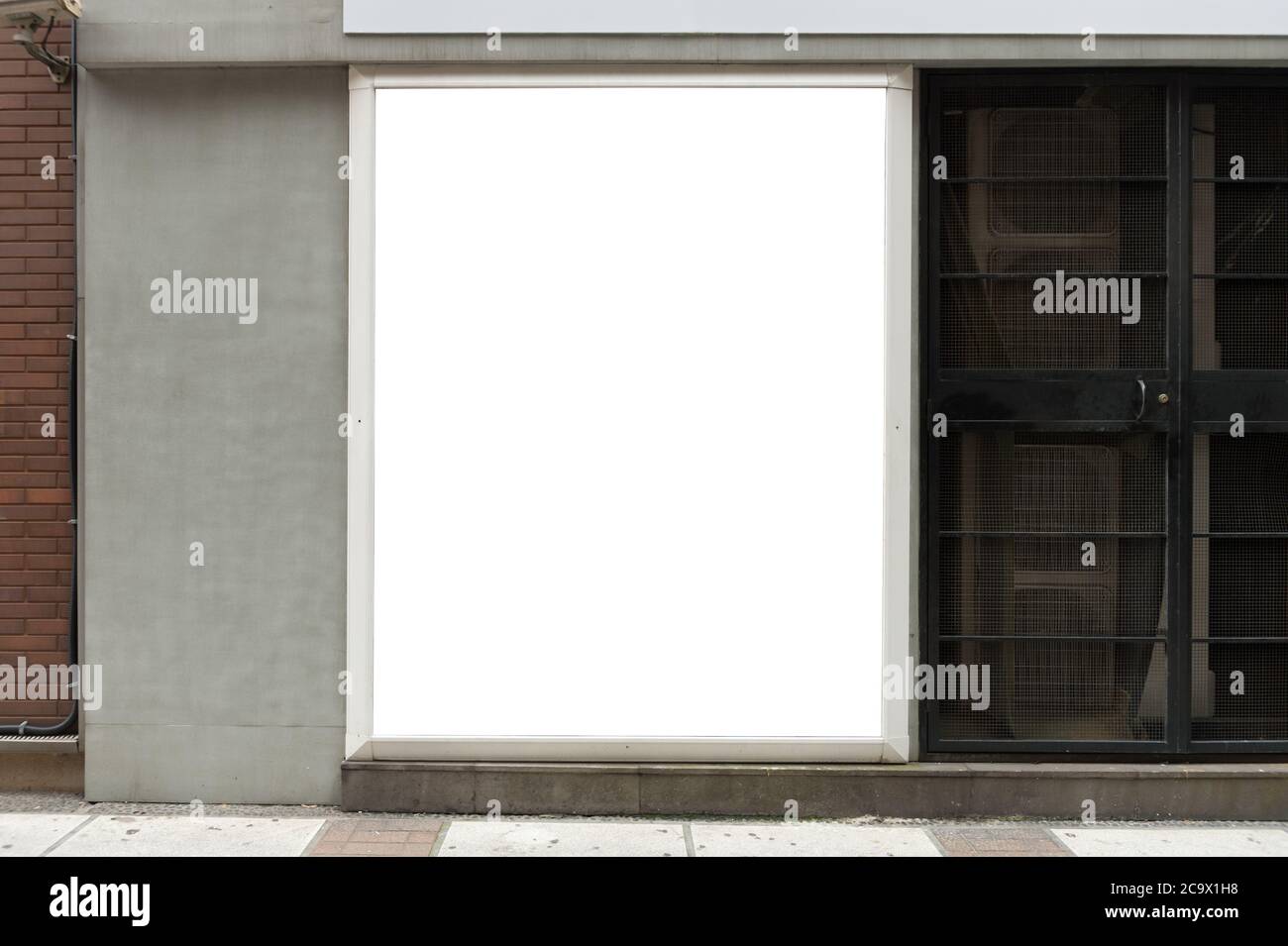 Shop Boutique Store Front with Big Window and Place for Name Stock ...