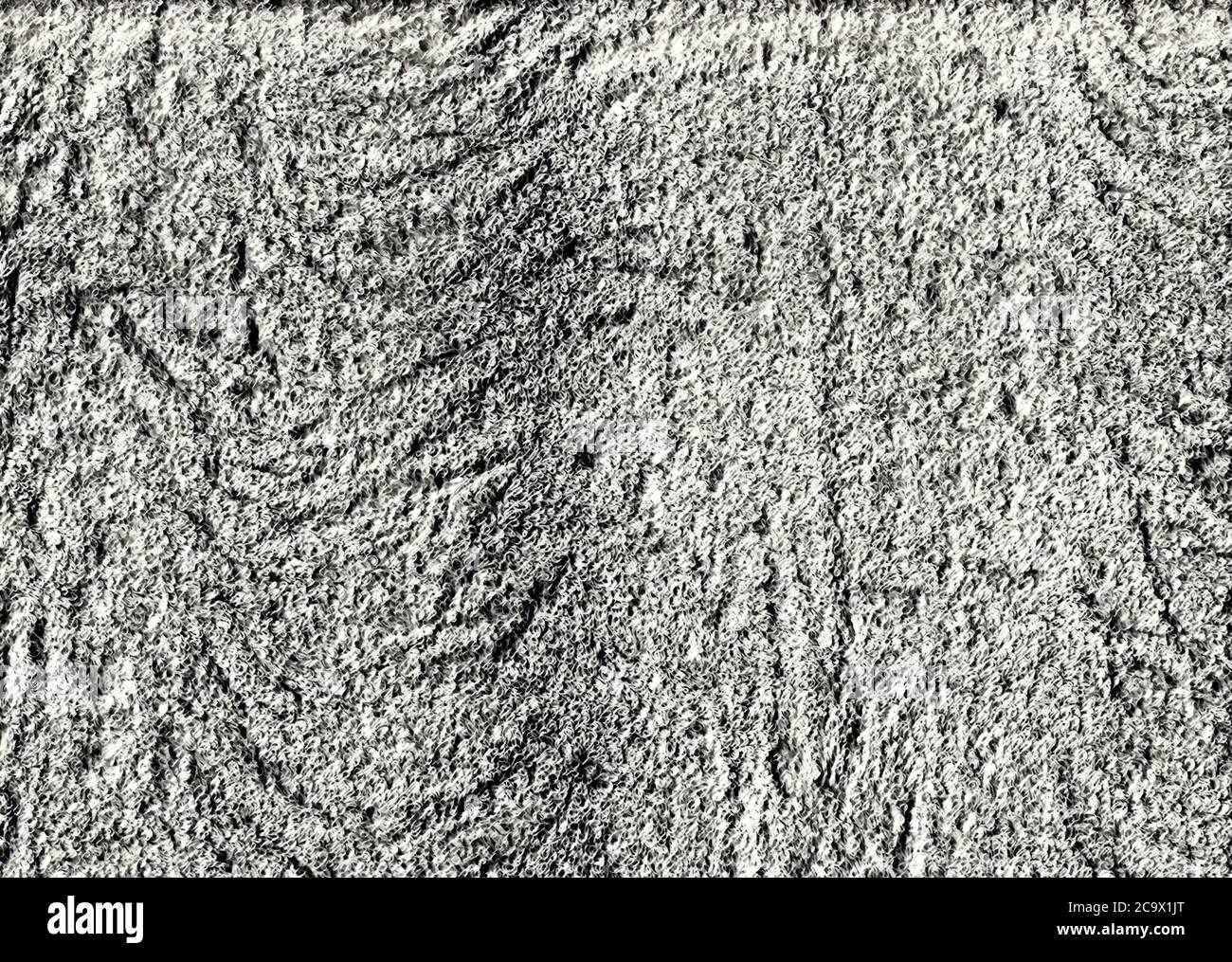 Textured wallpaper of deep, plush carpeting or toweling in gray Stock ...