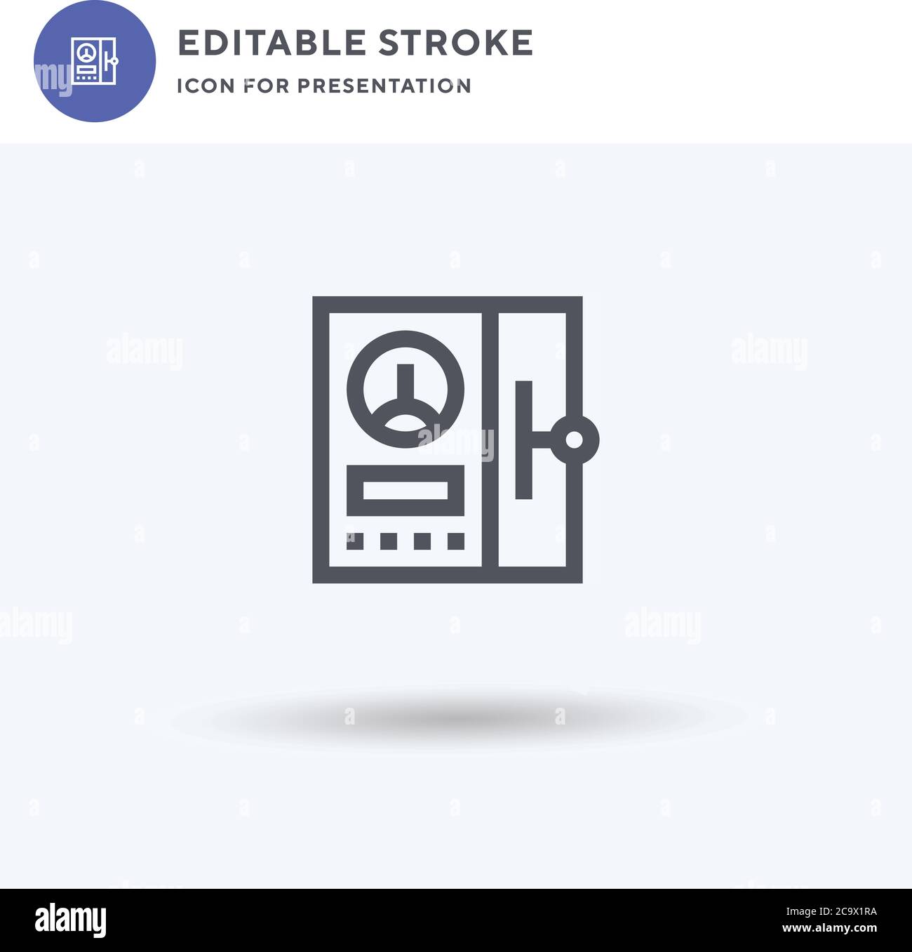 Control Panel icon vector, filled flat sign, solid pictogram isolated ...