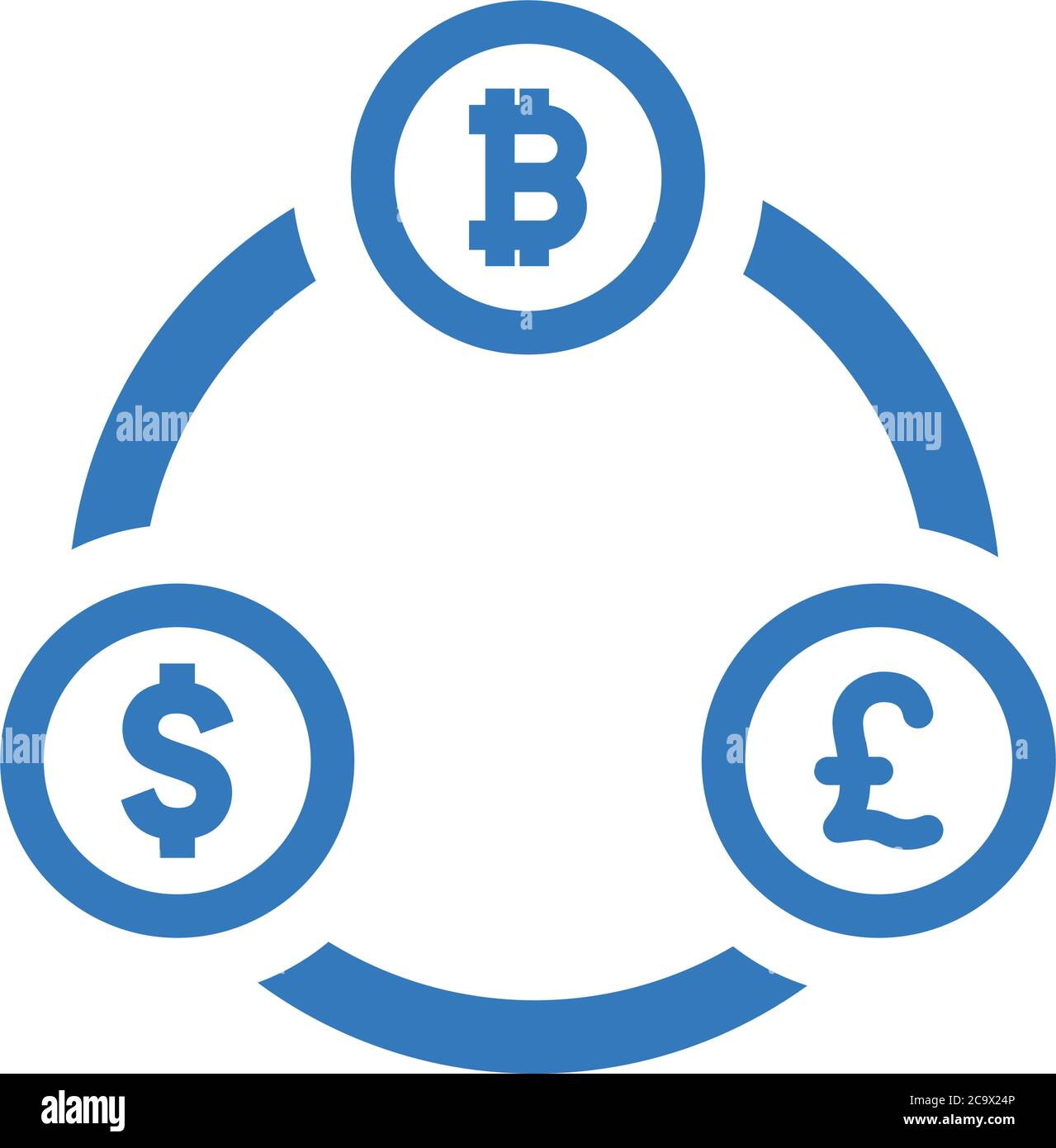 Bitcoin exchange icon. Beautiful, meticulously designed icon. Well ...