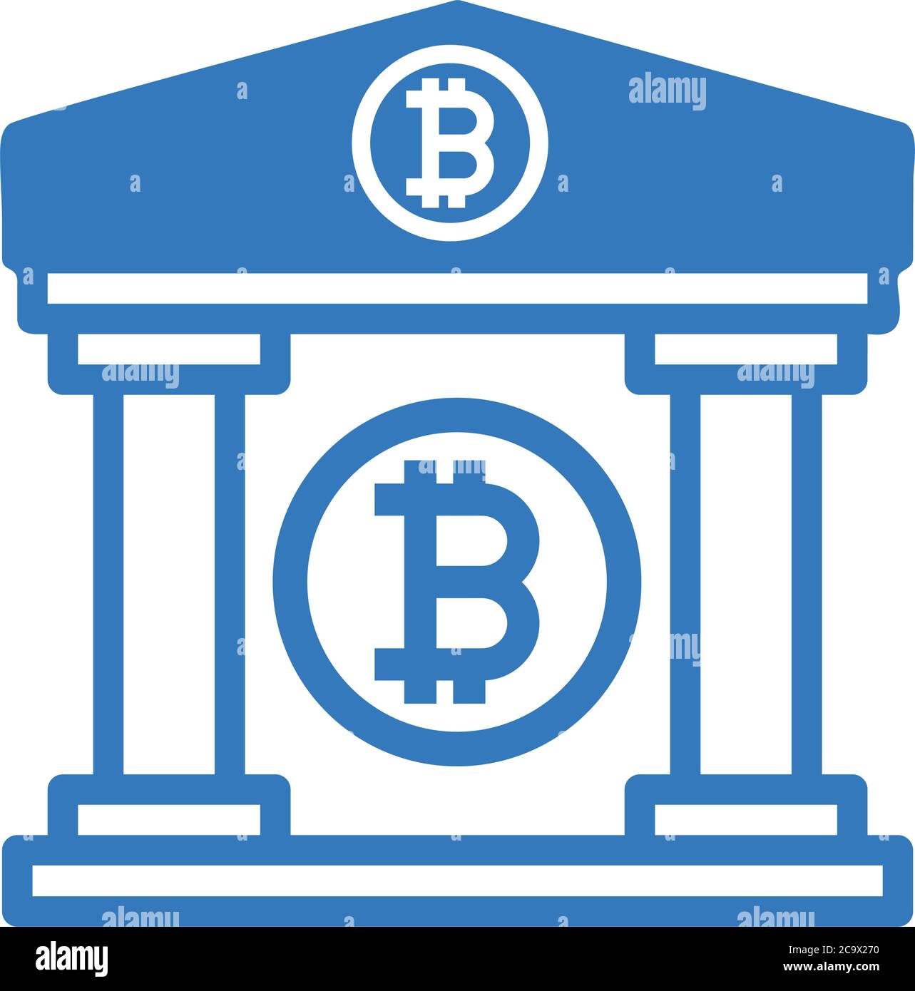 Bitcoin Property Icon. Beautiful, meticulously designed icon. Well ...