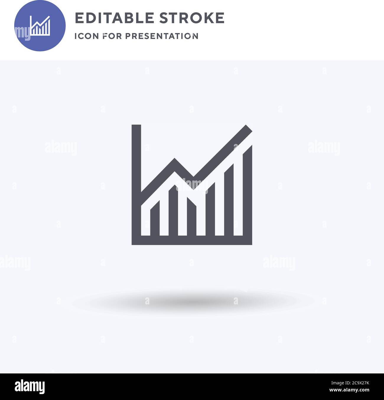 Analysis icon vector, filled flat sign, solid pictogram isolated on ...