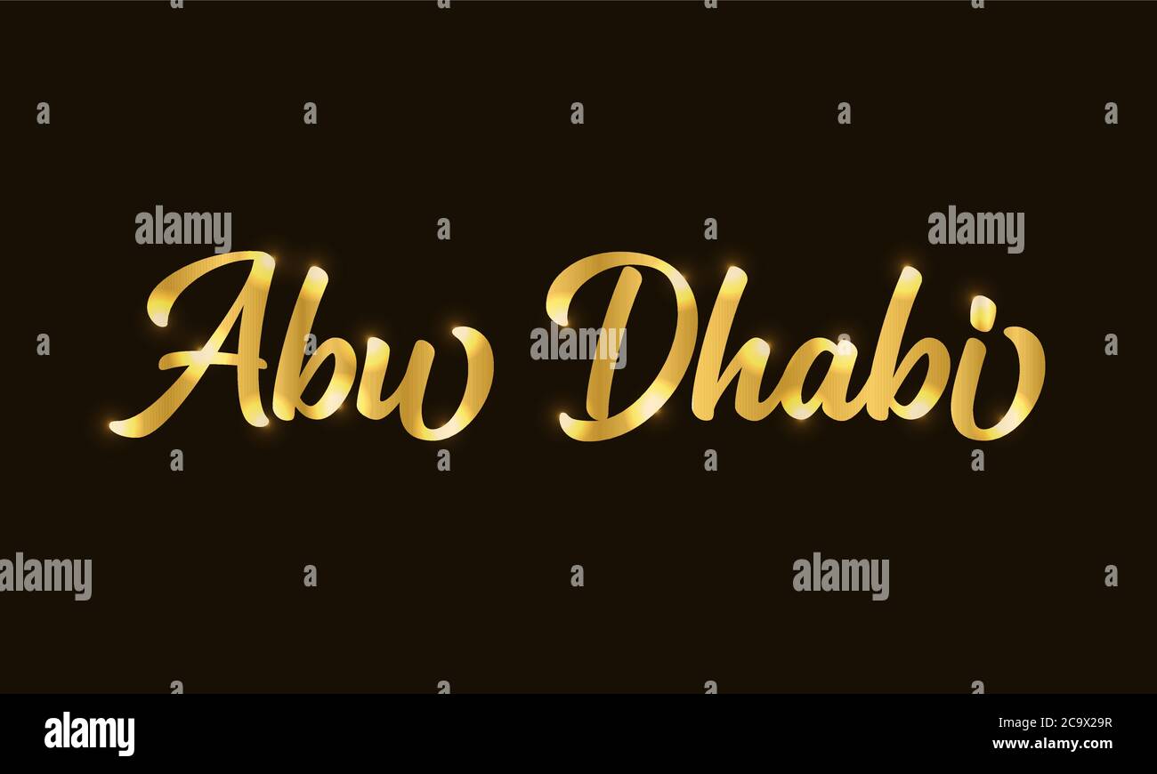Word abu dhabi hi-res stock photography and images - Alamy
