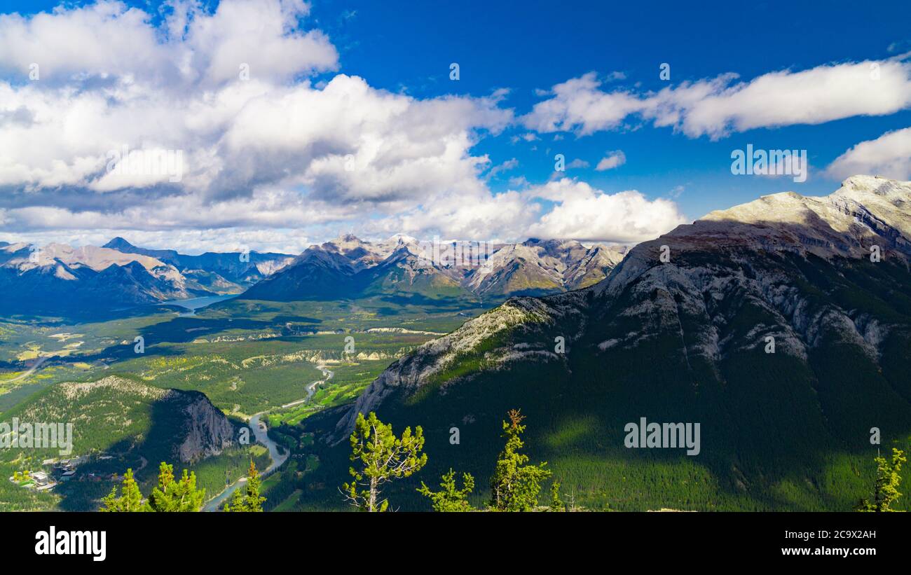 Banff summer township hi-res stock photography and images - Alamy