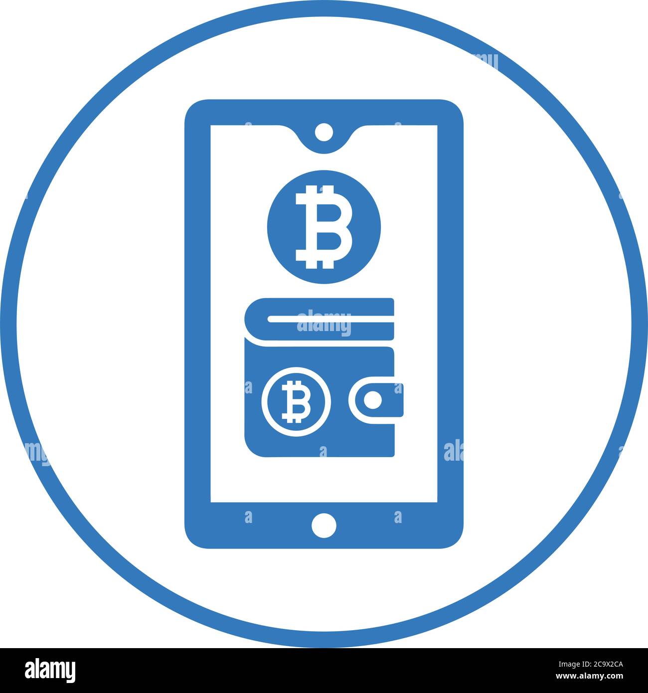 Bitcoin, mobile, wallet icon. Beautiful, meticulously designed icon ...