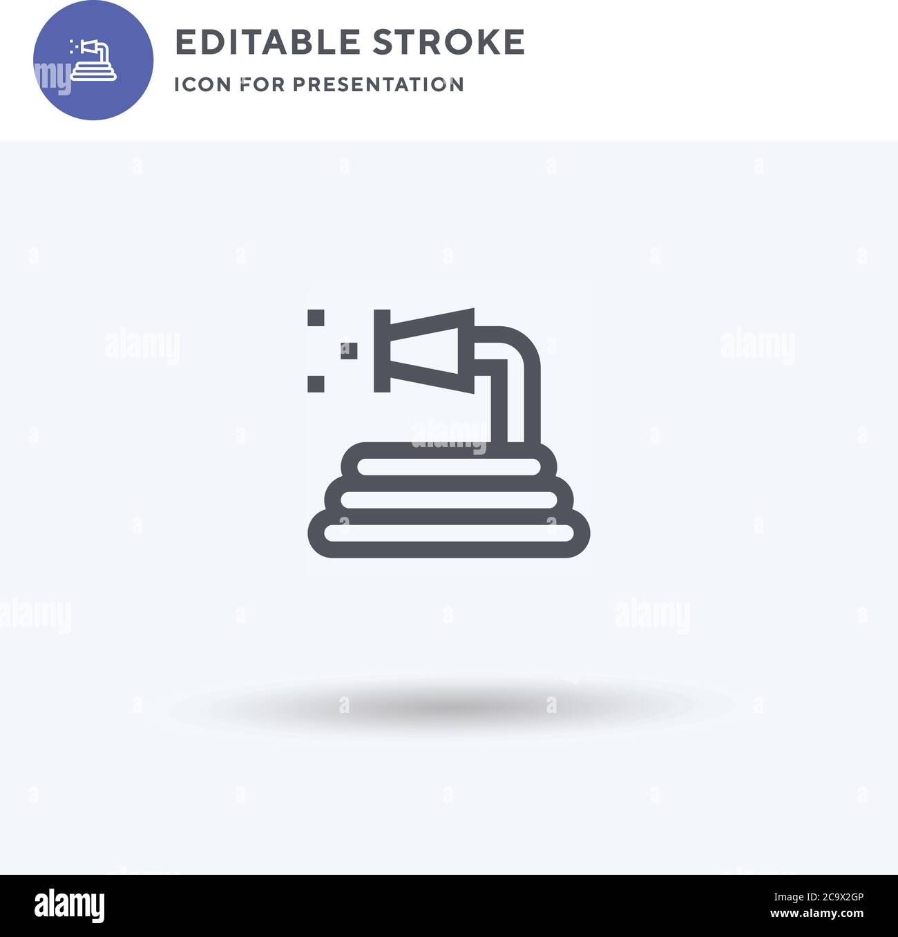 Hose icon vector, filled flat sign, solid pictogram isolated on white ...