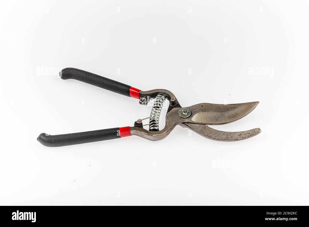 Garden secateurs. Pruning Shears isolated on white background Stock ...