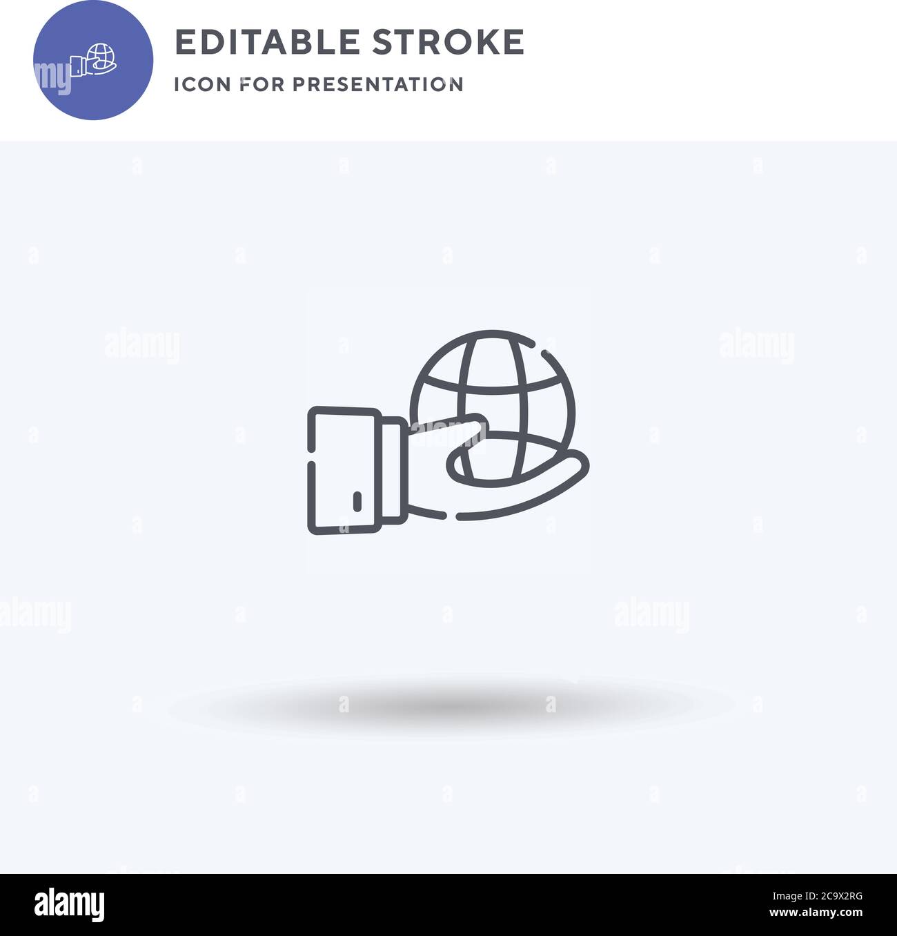 Responsibility icon vector, filled flat sign, solid pictogram isolated ...