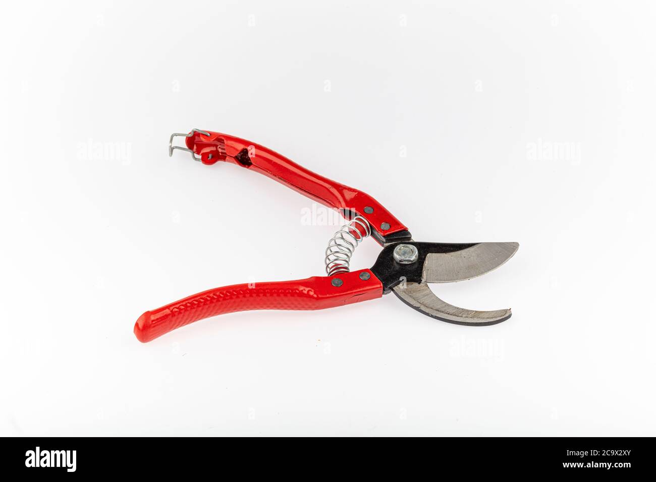 Garden secateurs. Pruning Shears isolated on white background Stock ...